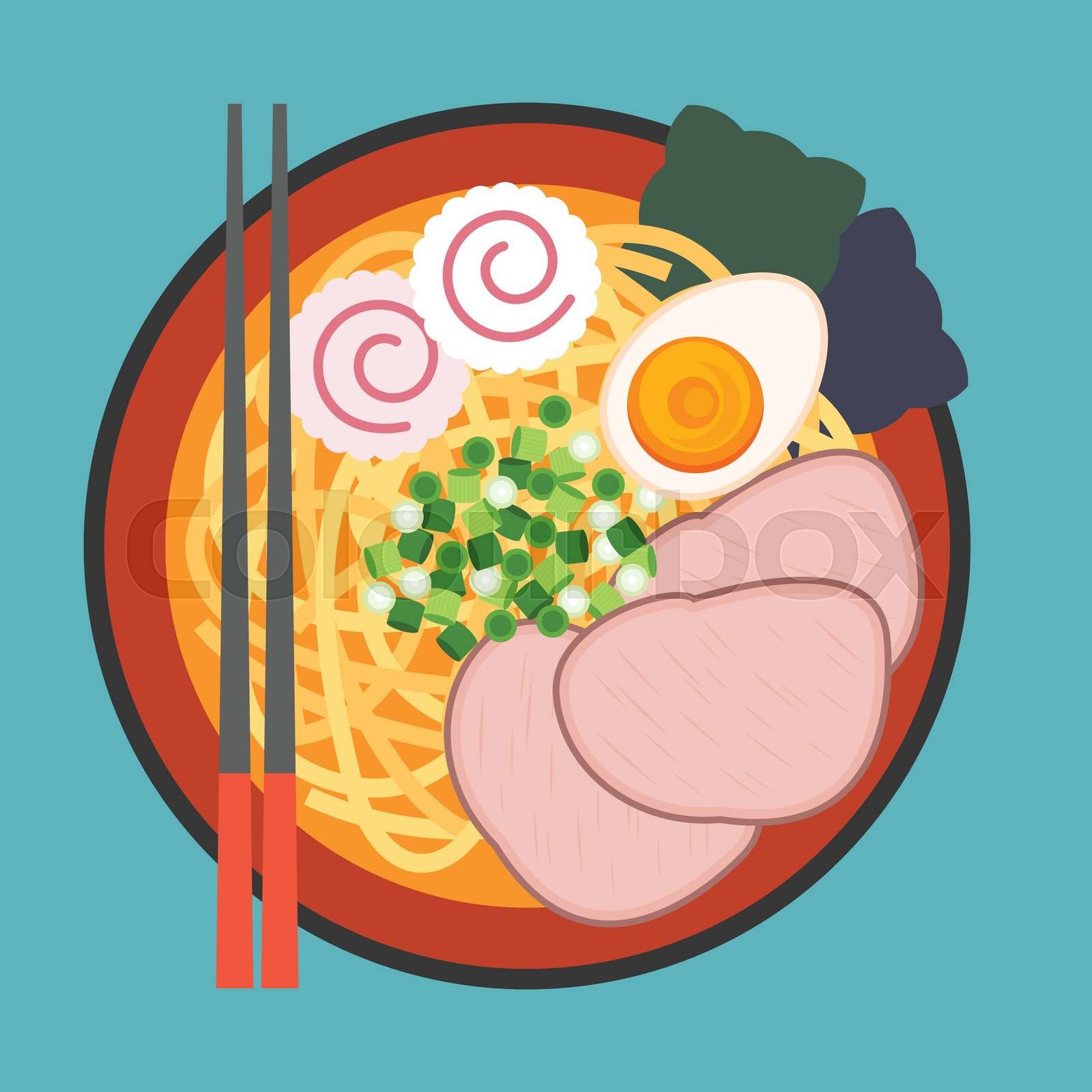 Ramen vector | Stock vector | Colourbox