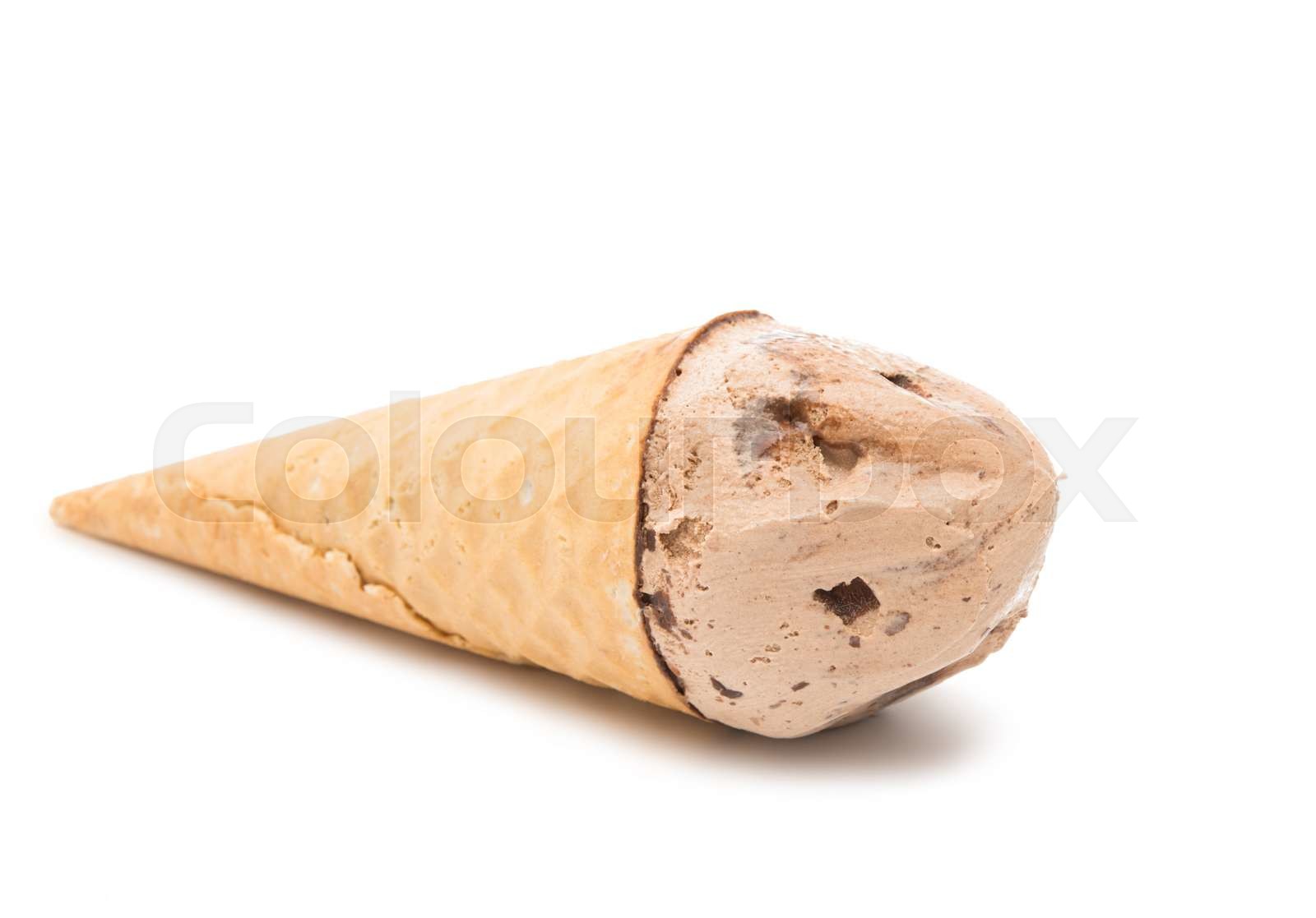 ice cream in waffle cup | Stock image | Colourbox