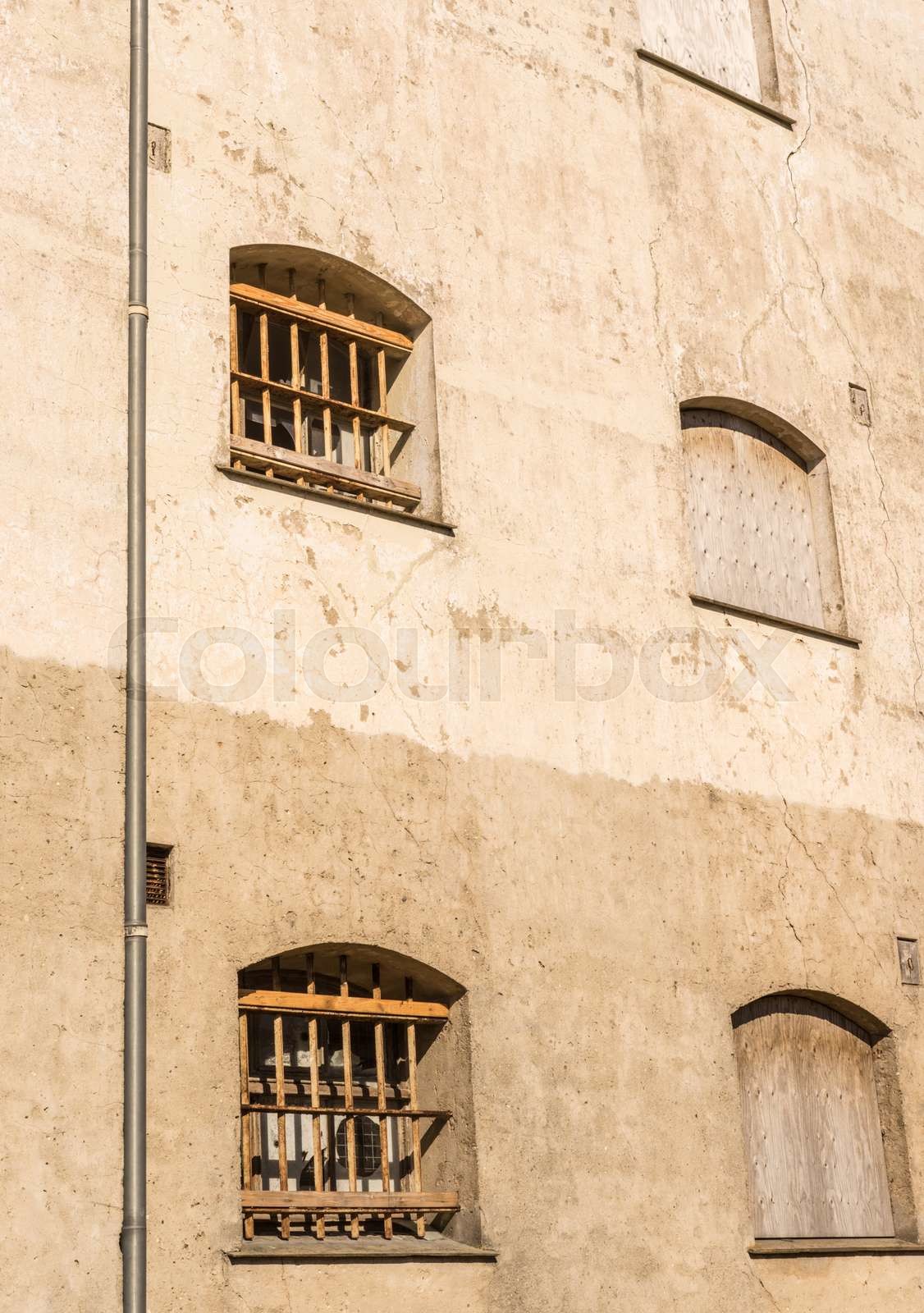 Bars on prison windows | Stock image | Colourbox
