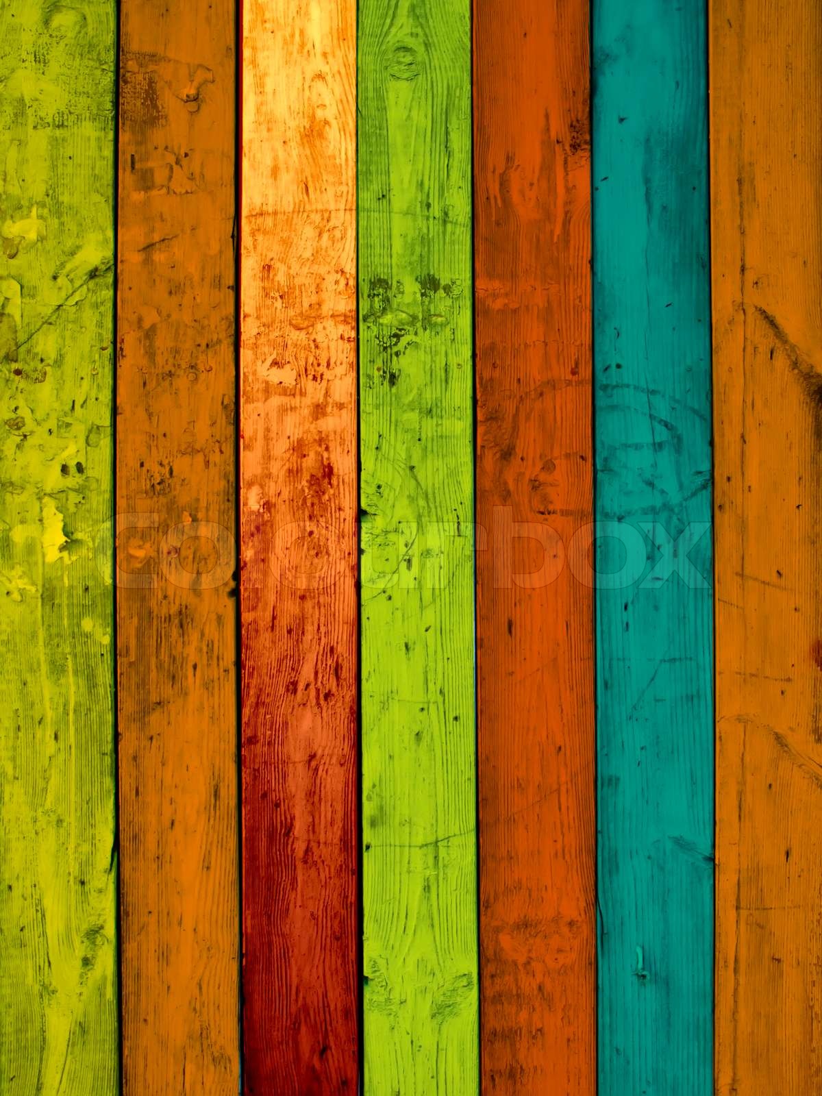 Colourful Wood Background | Stock image | Colourbox