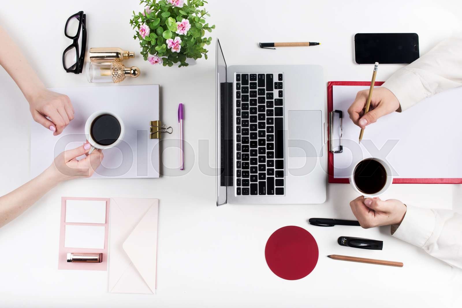 Workplace at the office. Technology. | Stock image | Colourbox