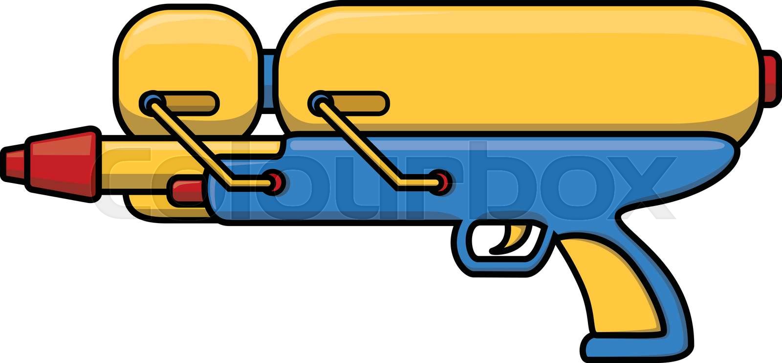 Water gun cartoon | Stock vector | Colourbox