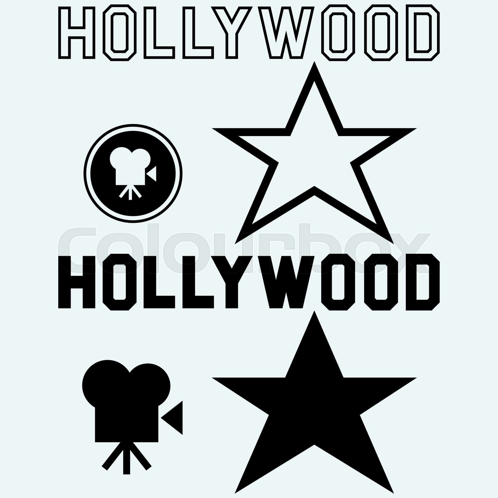 Hollywood symbol | Stock vector | Colourbox