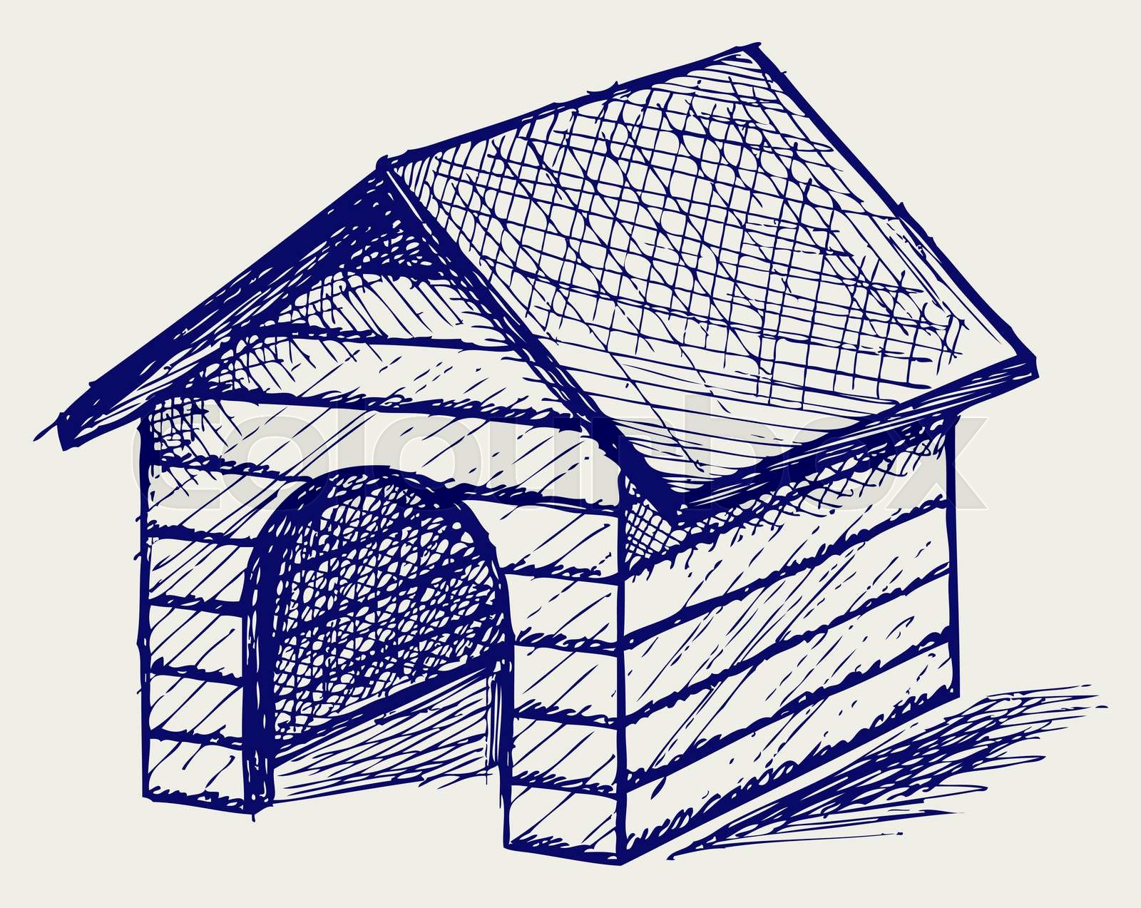 Dog House. Vector | Stock vector | Colourbox