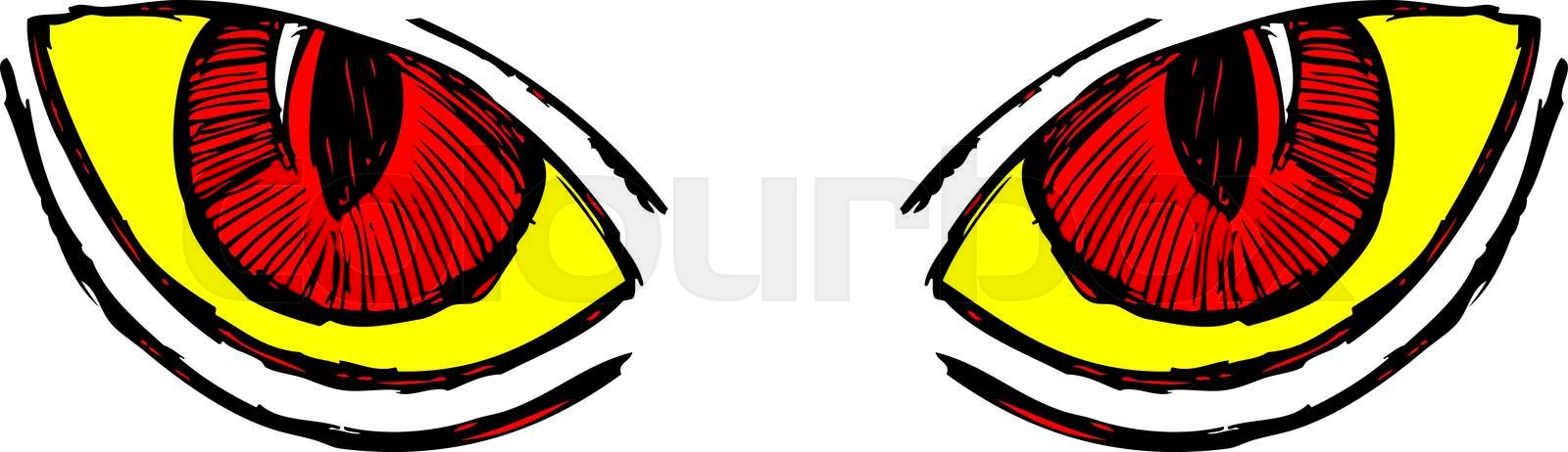 Wild cat eyes. Vector | Stock vector | Colourbox