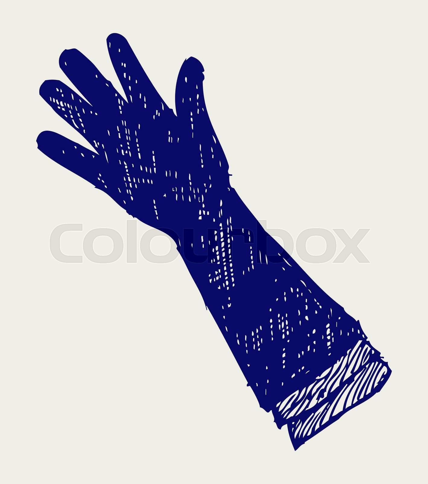 abstrakt, kontur, hand | Stock-Vektor | Colourbox