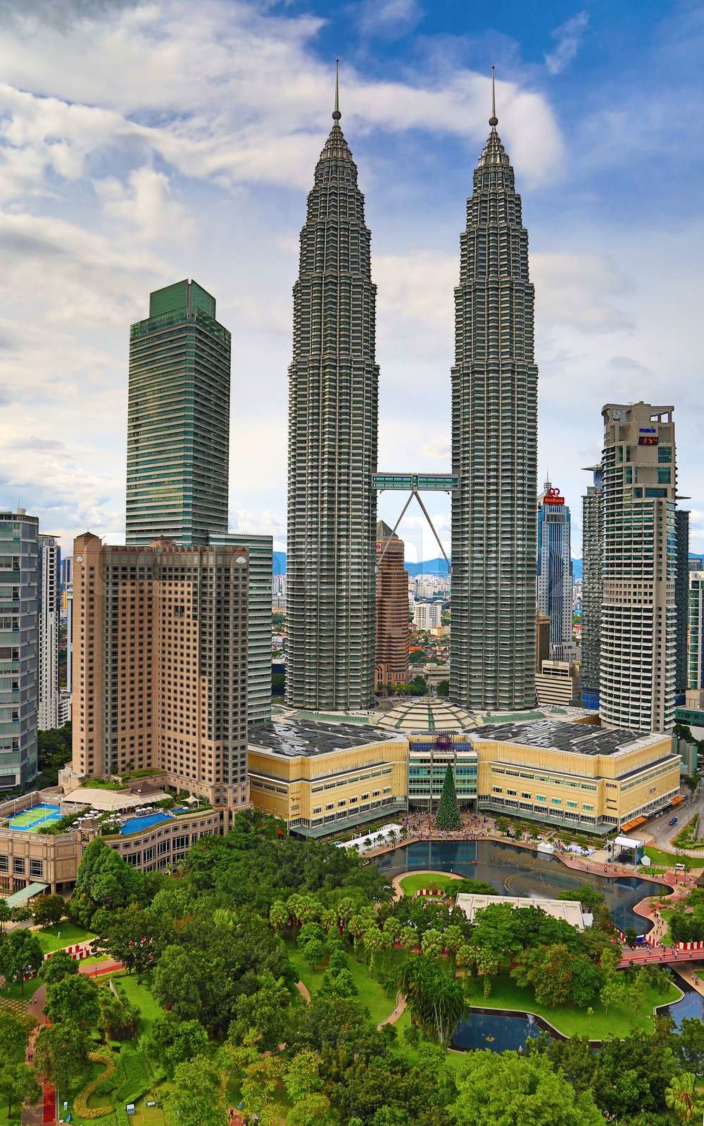 Twin towers | Stock image | Colourbox