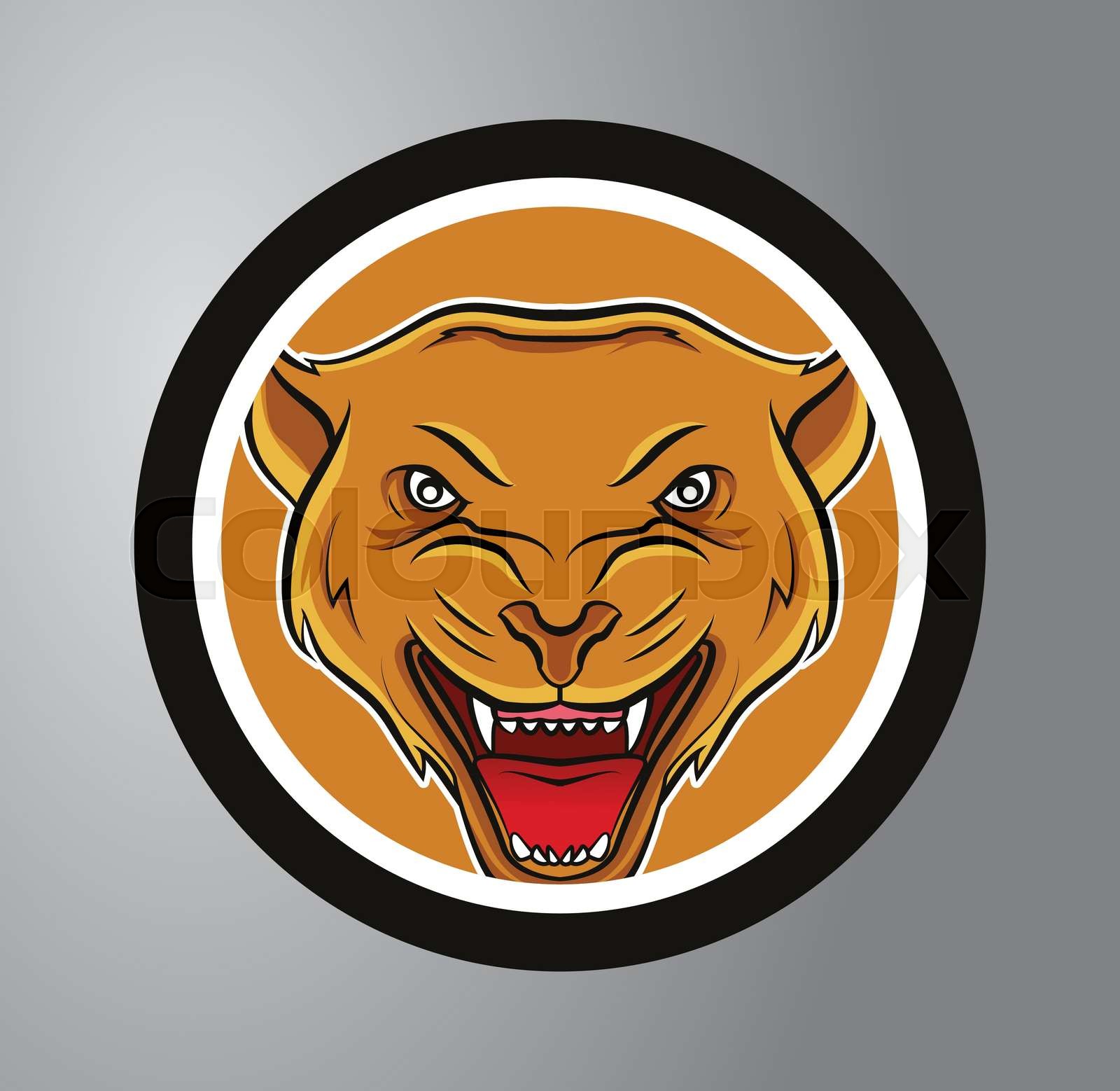 Panthers Circle sticker | Stock vector | Colourbox