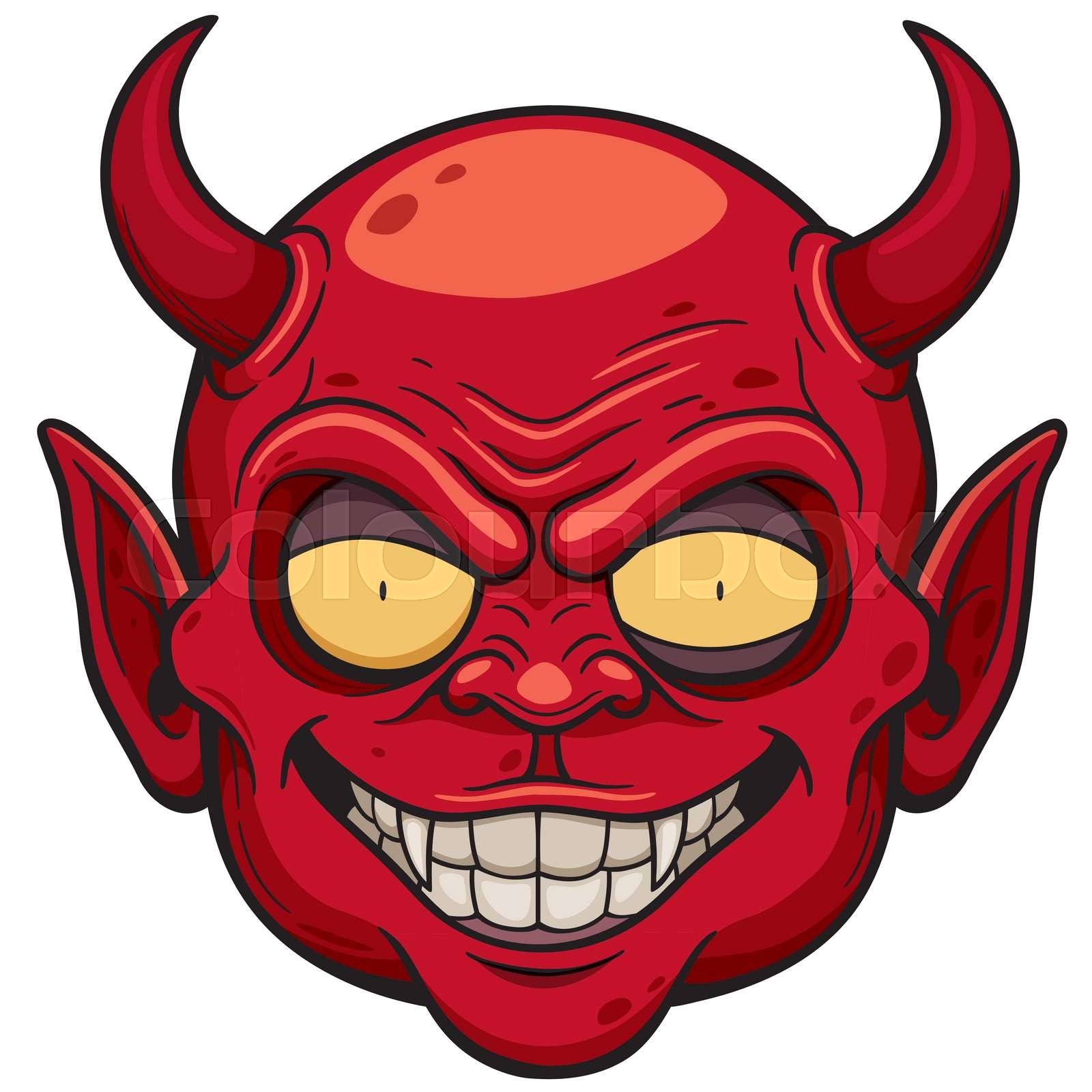 Devil face | Stock vector | Colourbox