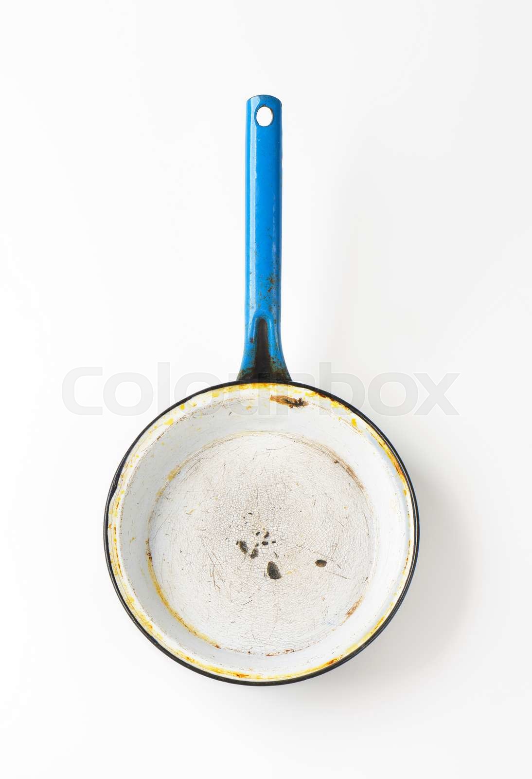 Old rusty frying pan | Stock image | Colourbox