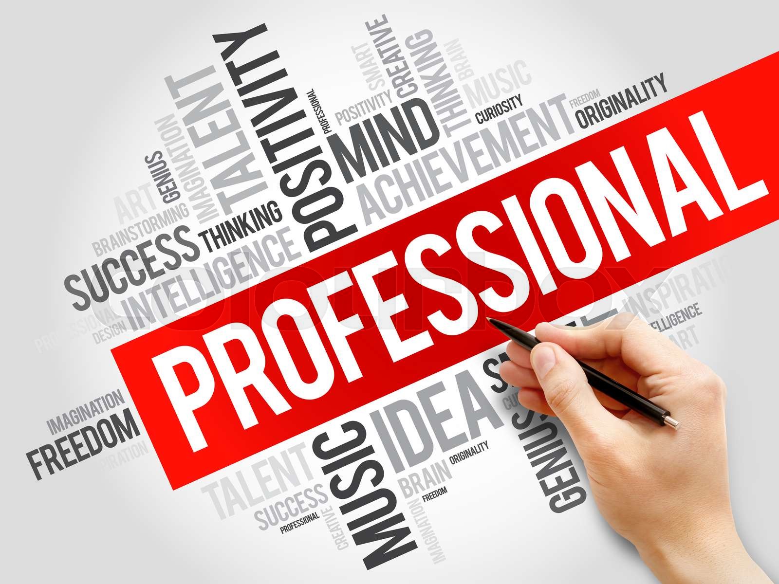 Professional word cloud | Stock image | Colourbox