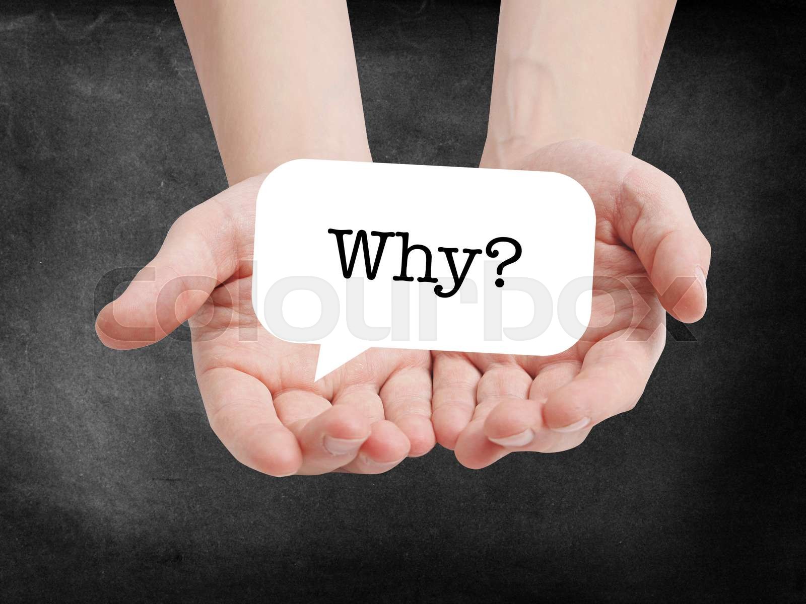 Why? | Stock image | Colourbox