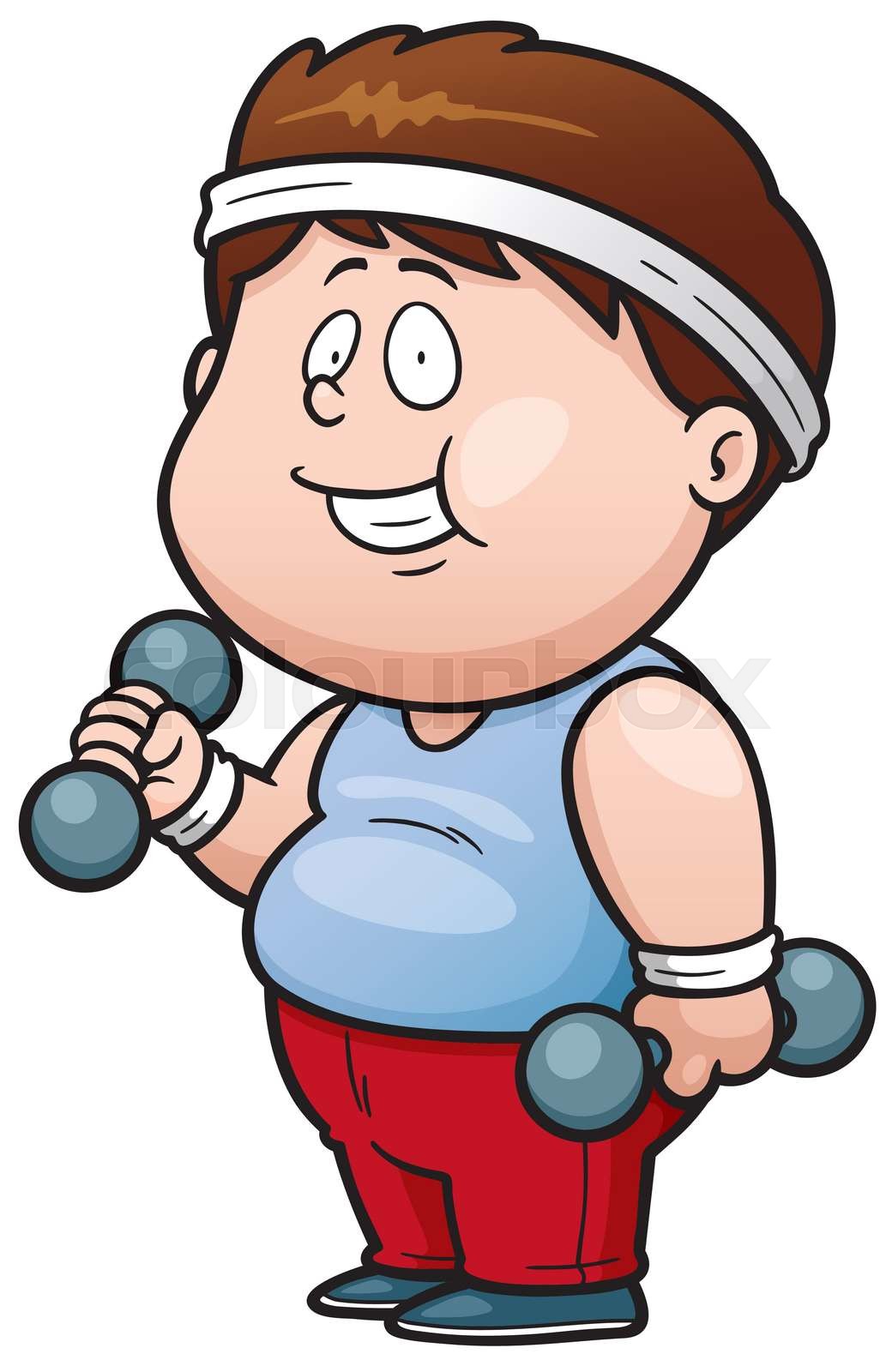 mand, figur, tyk | Stock vektor | Colourbox