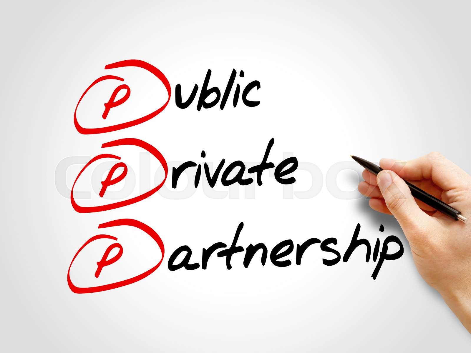PPP - Public-private partnership | Stock image | Colourbox