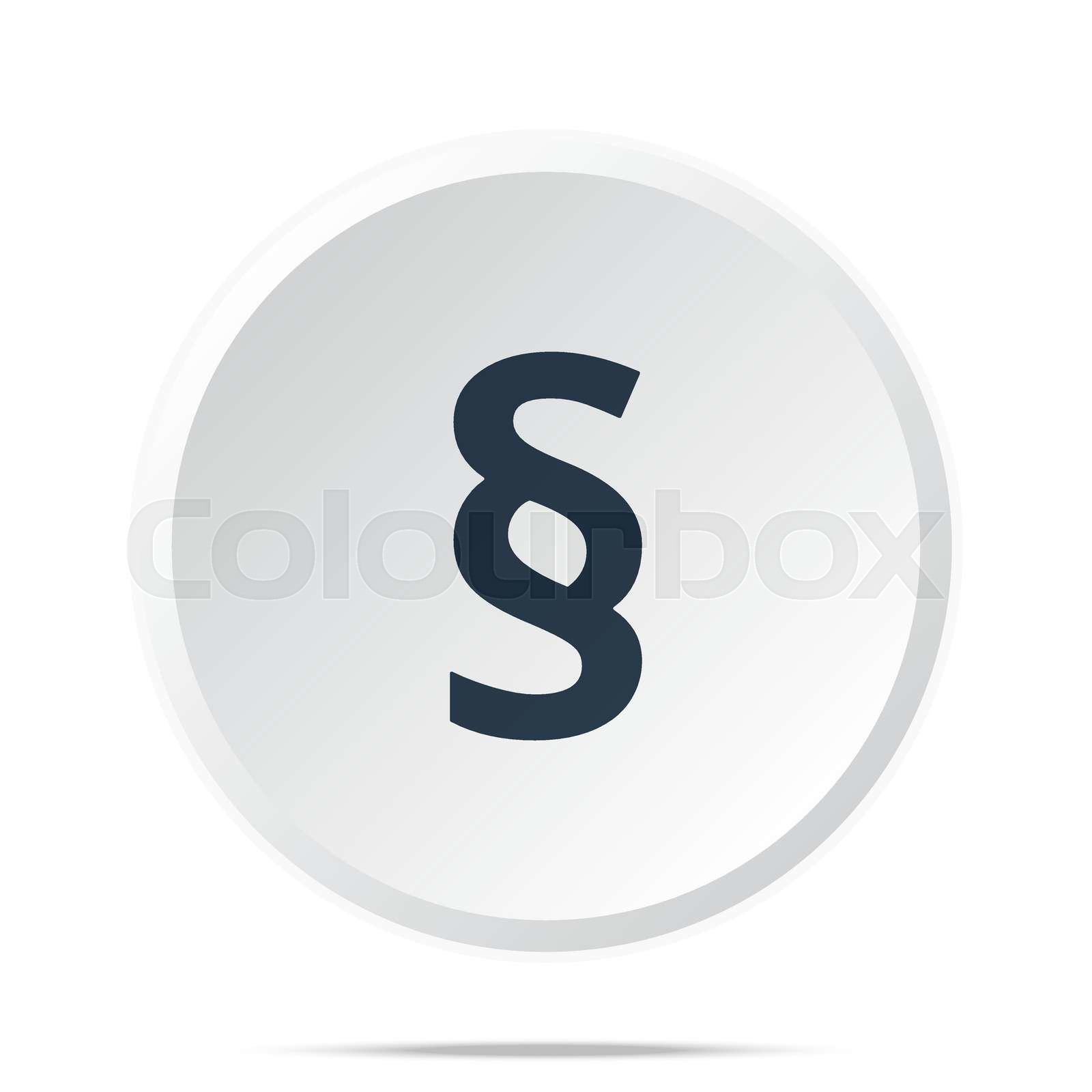 Black Paragraph icon on white web button | Stock vector | Colourbox