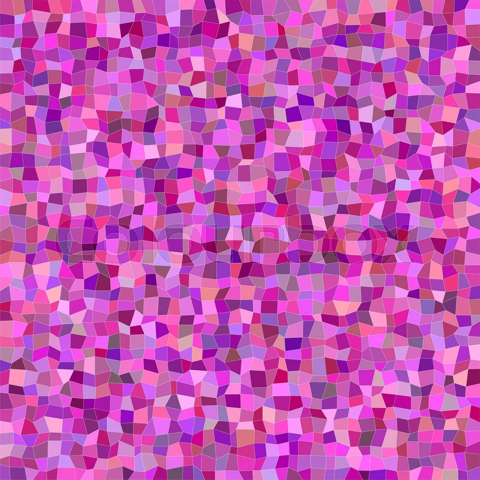 Magenta rectangle mosaic vector background | Stock vector | Colourbox