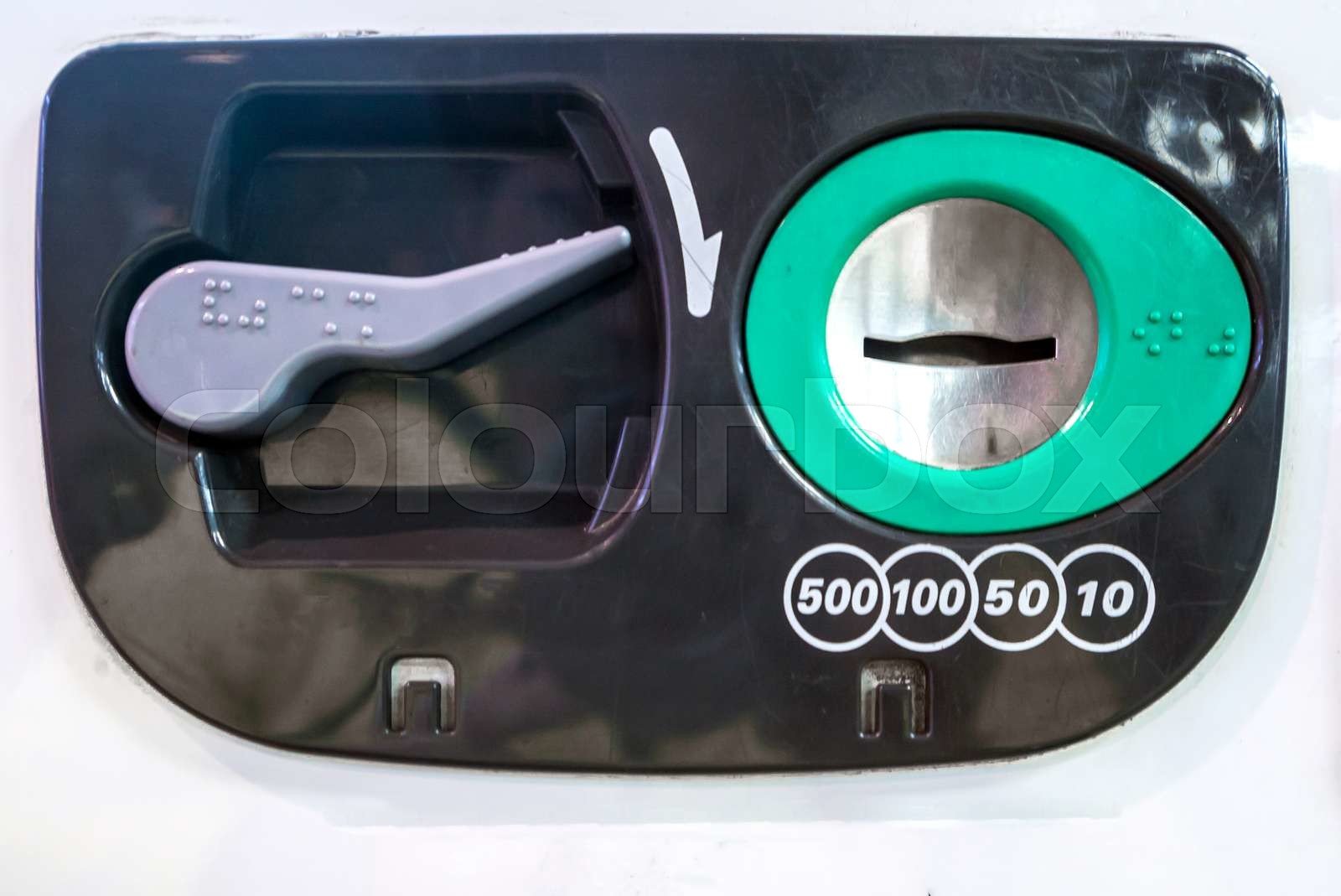 vending Machine Coin insert | Stock image | Colourbox