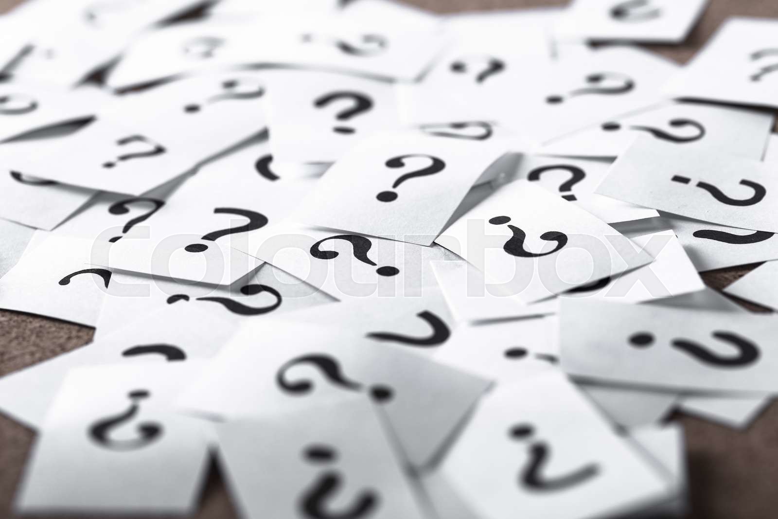 Question Mark Paper | Stock image | Colourbox