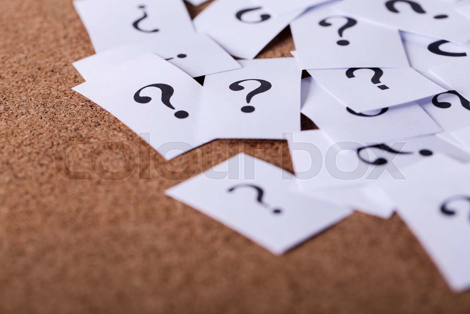 Question Mark Paper | Stock image | Colourbox