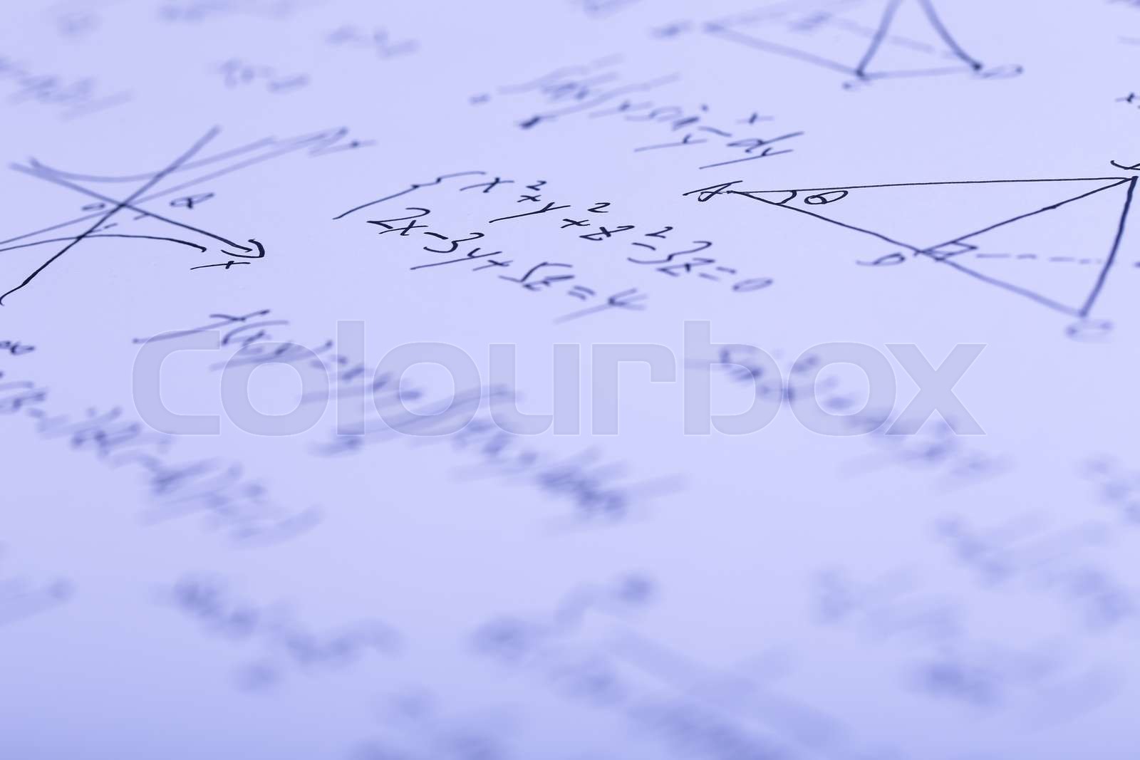 Complex Math Formulas | Stock image | Colourbox