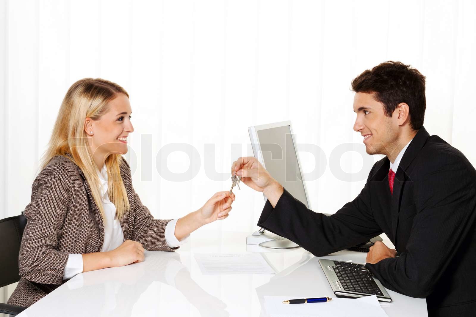 Beratung. | Stock Bild | Colourbox