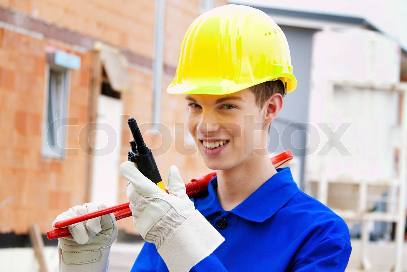 Ein Lehrling / Azubi . | Stock Bild | Colourbox