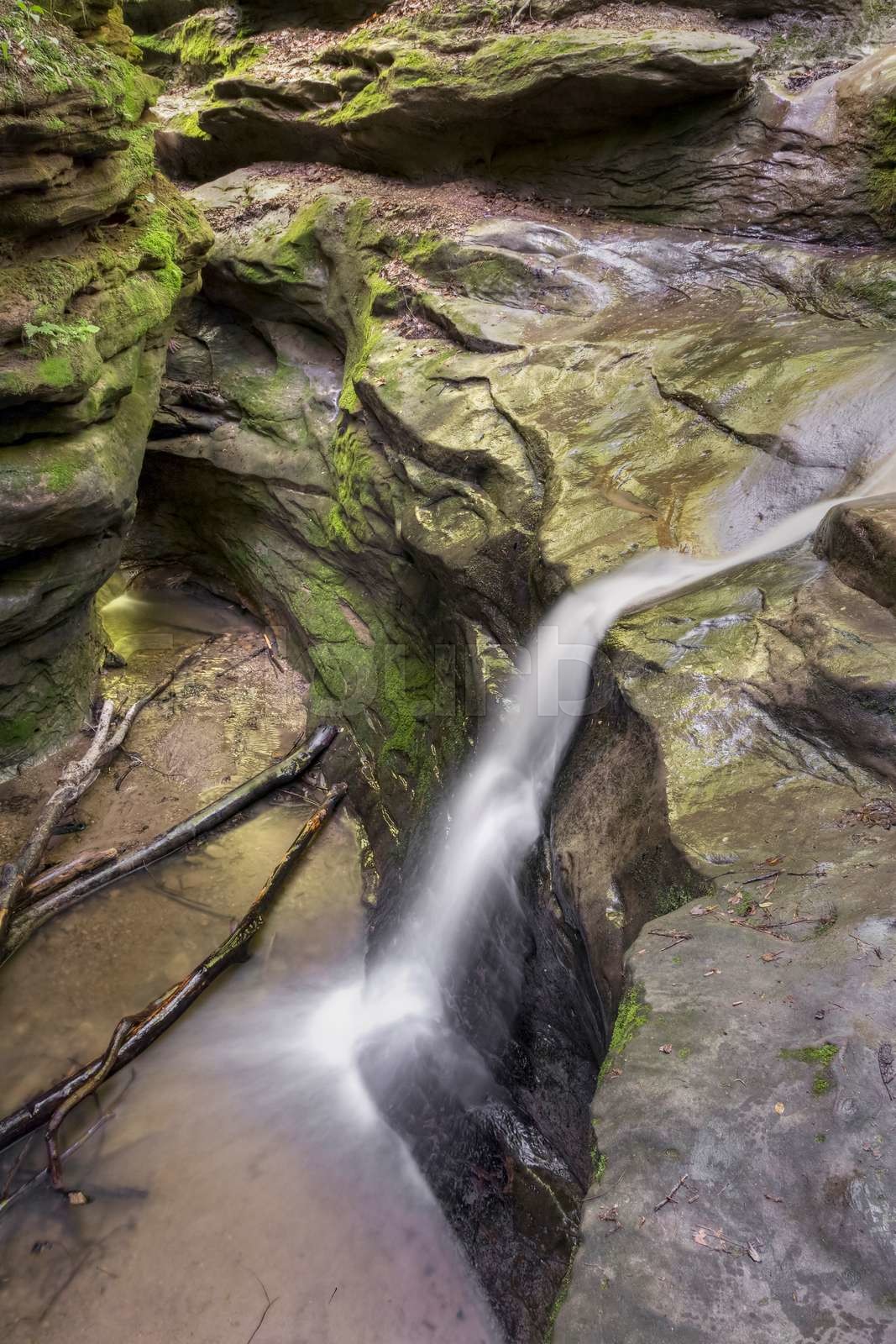 Waterfall Chasm | Stock image | Colourbox