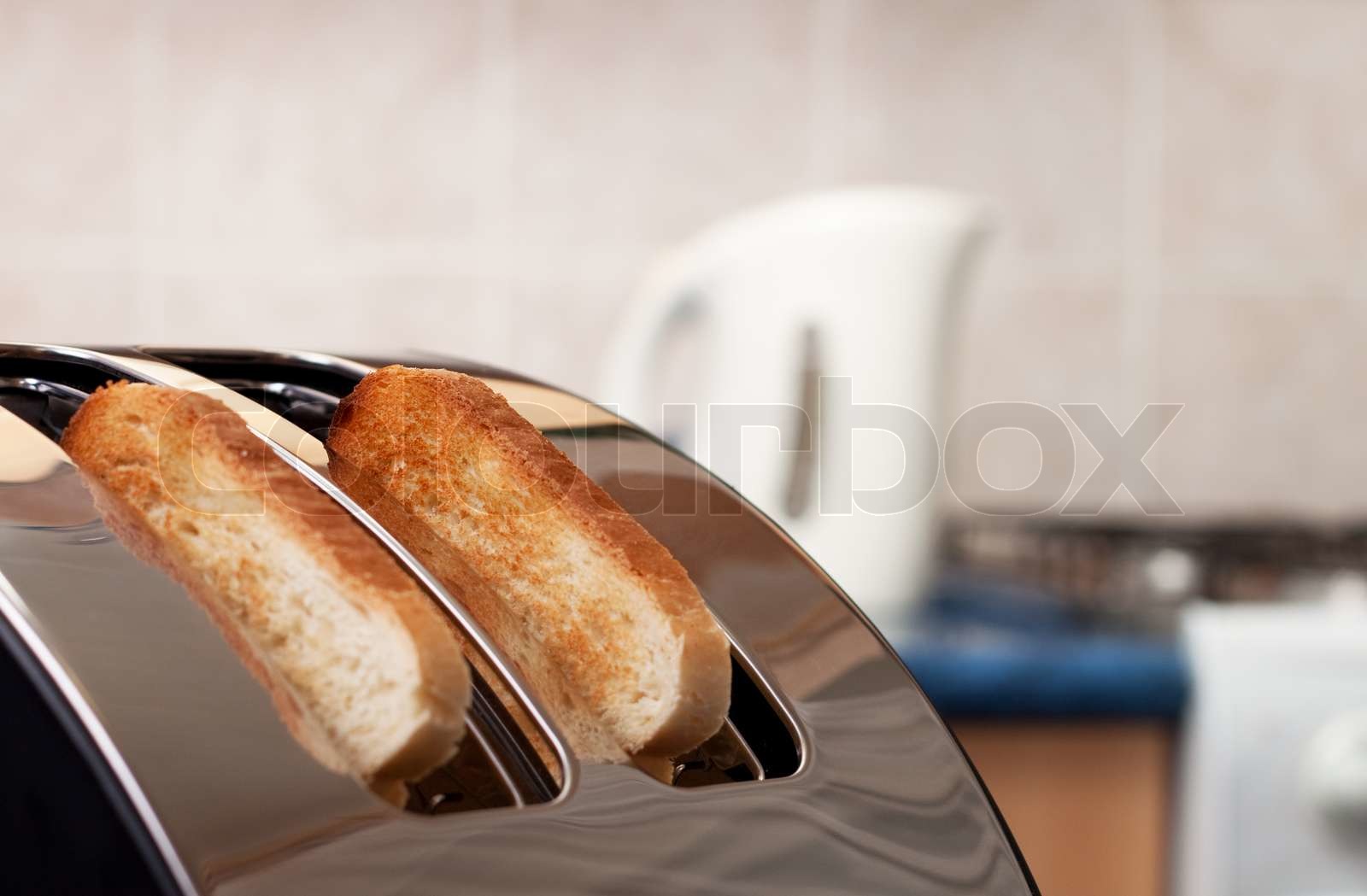 bread toaster in the kitchen | Stock image | Colourbox