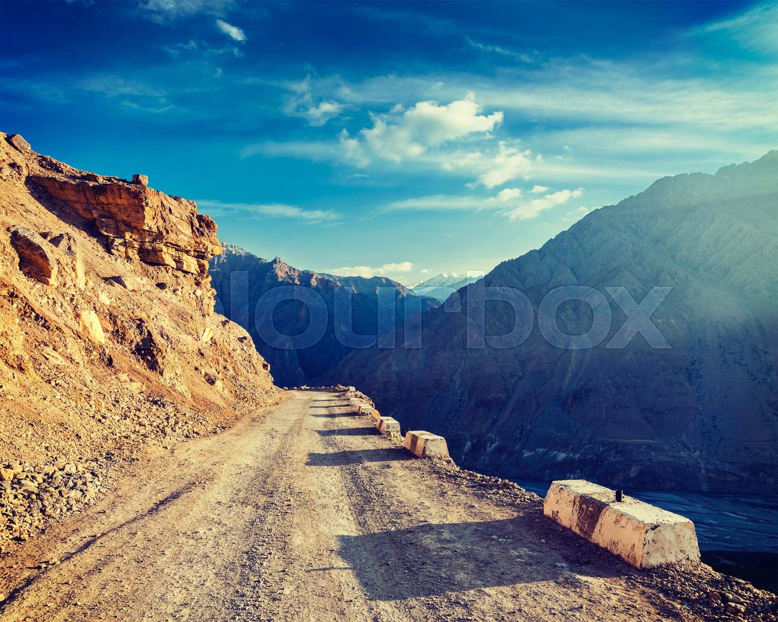Road in Himalayas | Stock image | Colourbox