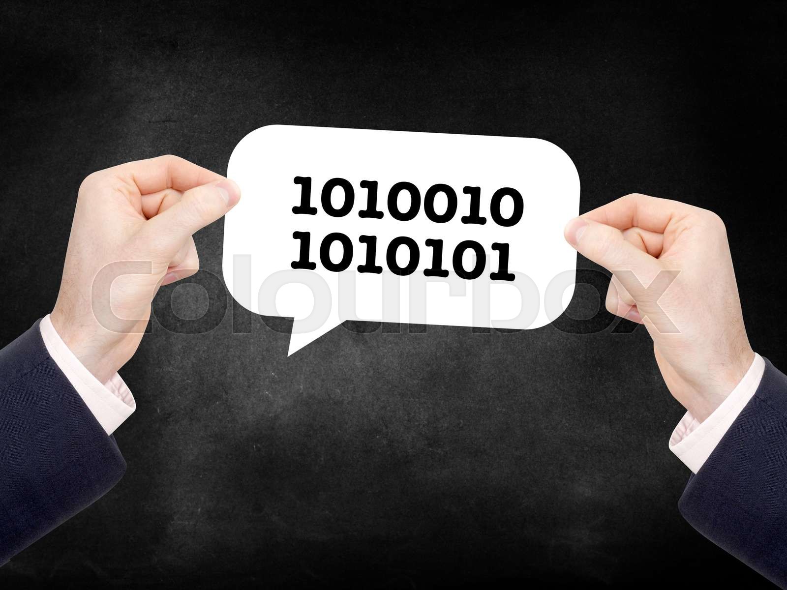 Computer binary | Stock image | Colourbox