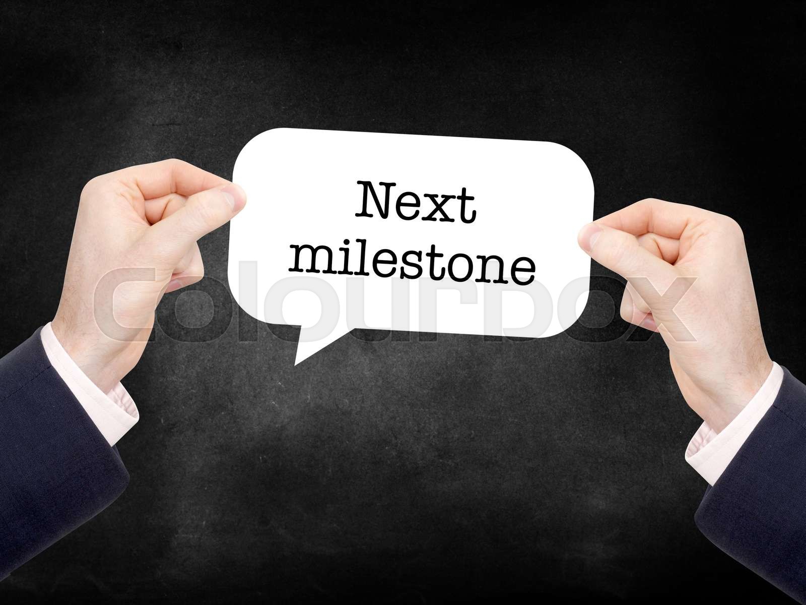 Next Milestone | Stock image | Colourbox