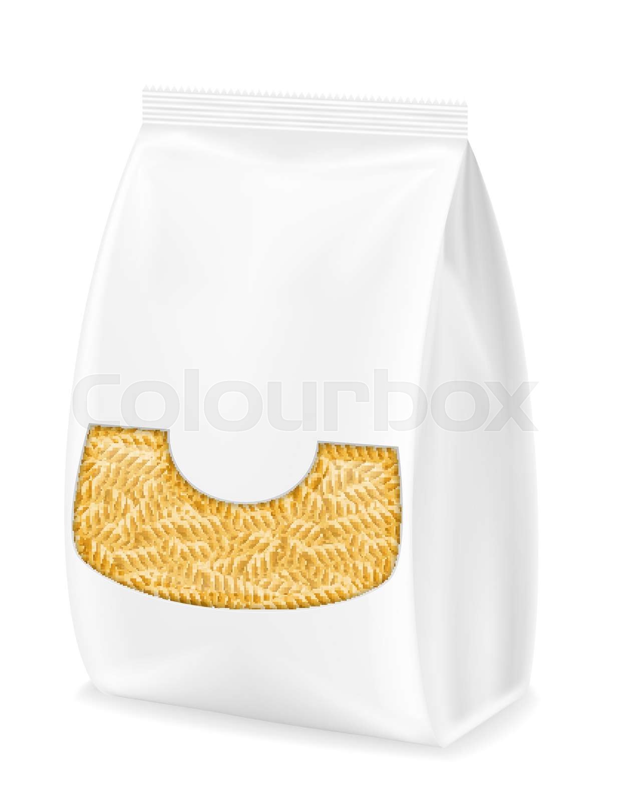 pasta in packaging vector illustration | Stock vector | Colourbox