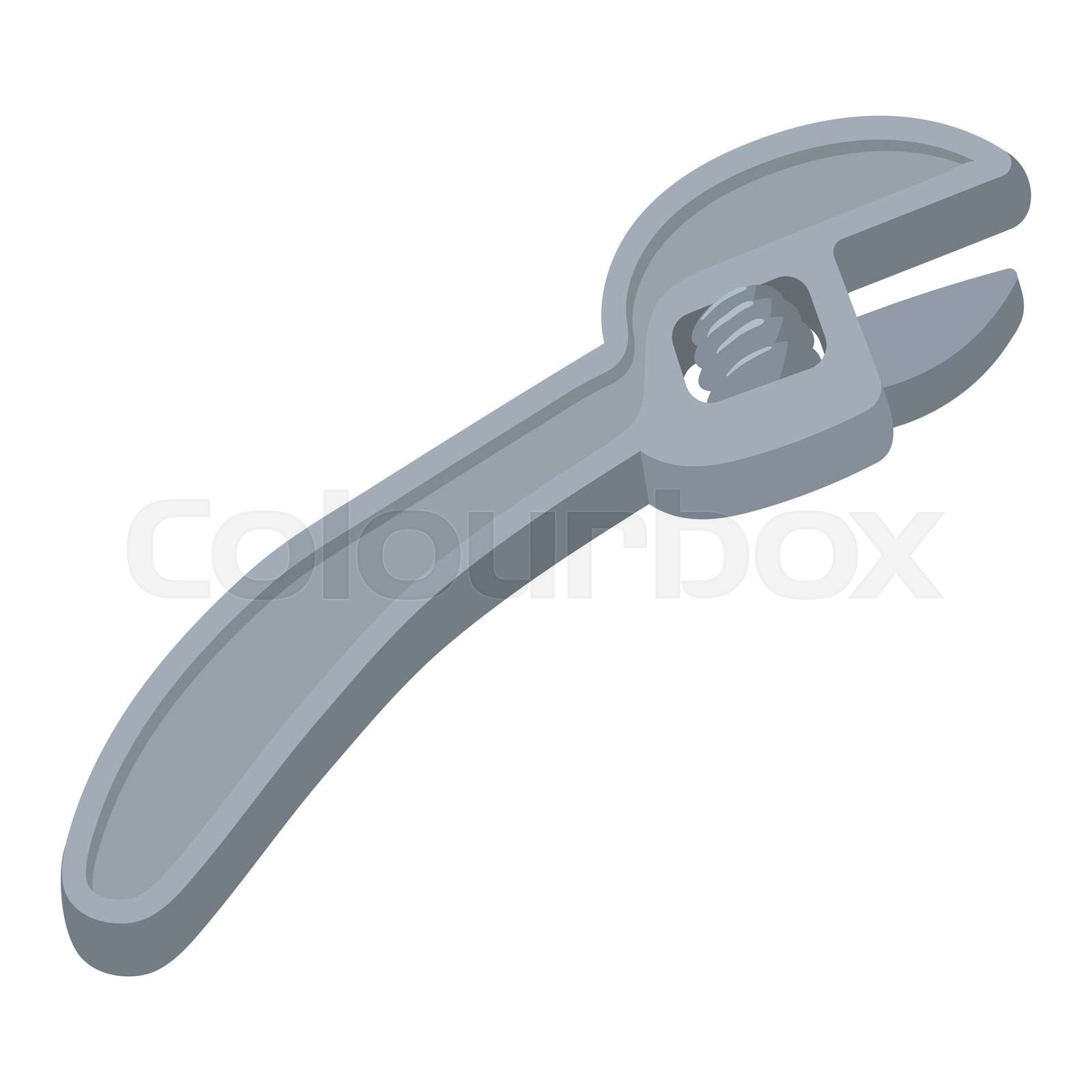 Wrench cartoon icon | Stock vector | Colourbox