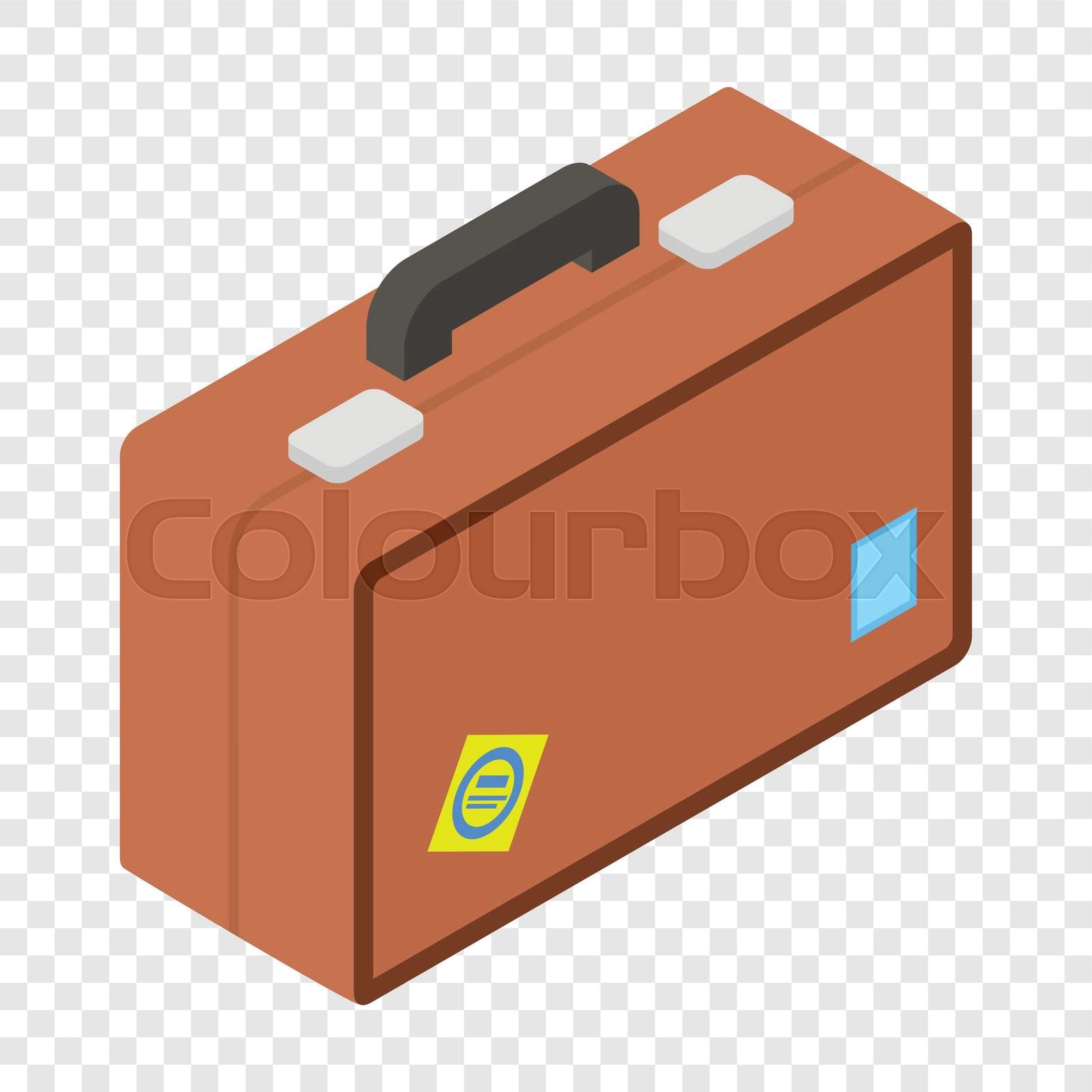 Tourist Bag Isometric 3d Icon Stock Vector Colourbox