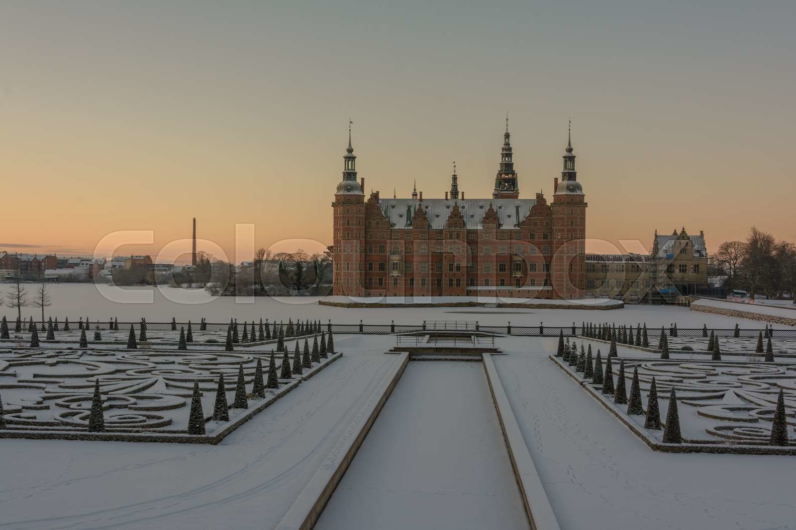 hillerød, vinter, denmark | Stock image | Colourbox