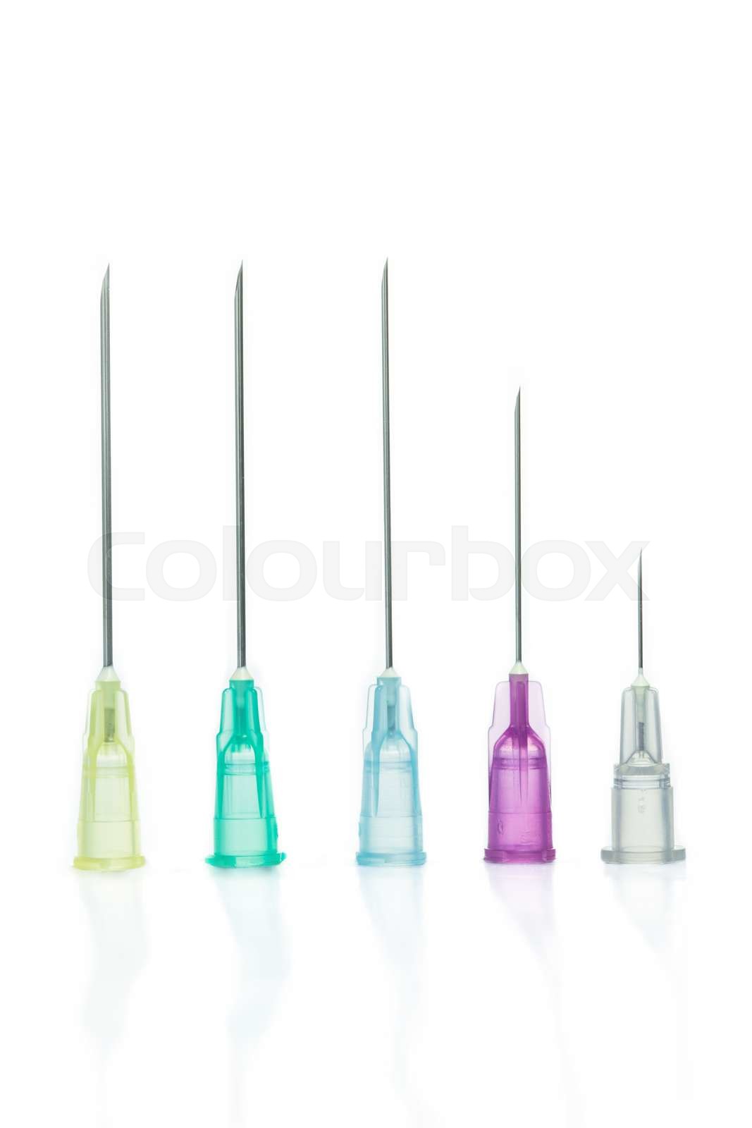 Many size of medical Sharp Needle | Stock image | Colourbox
