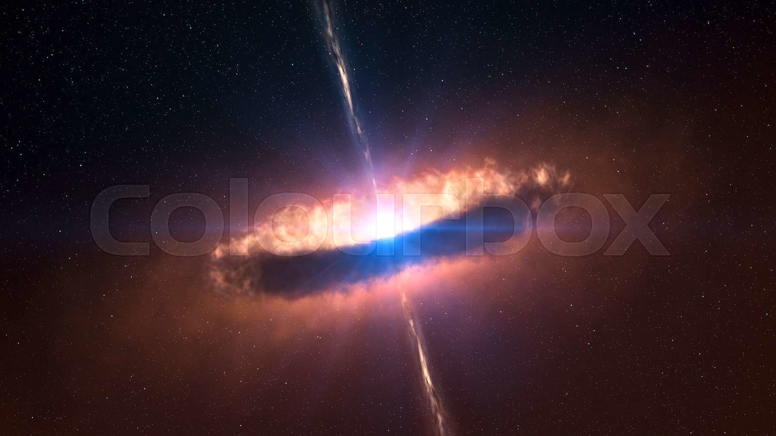 Collapsar in outer space. Elements of this image furnished by NASA ...