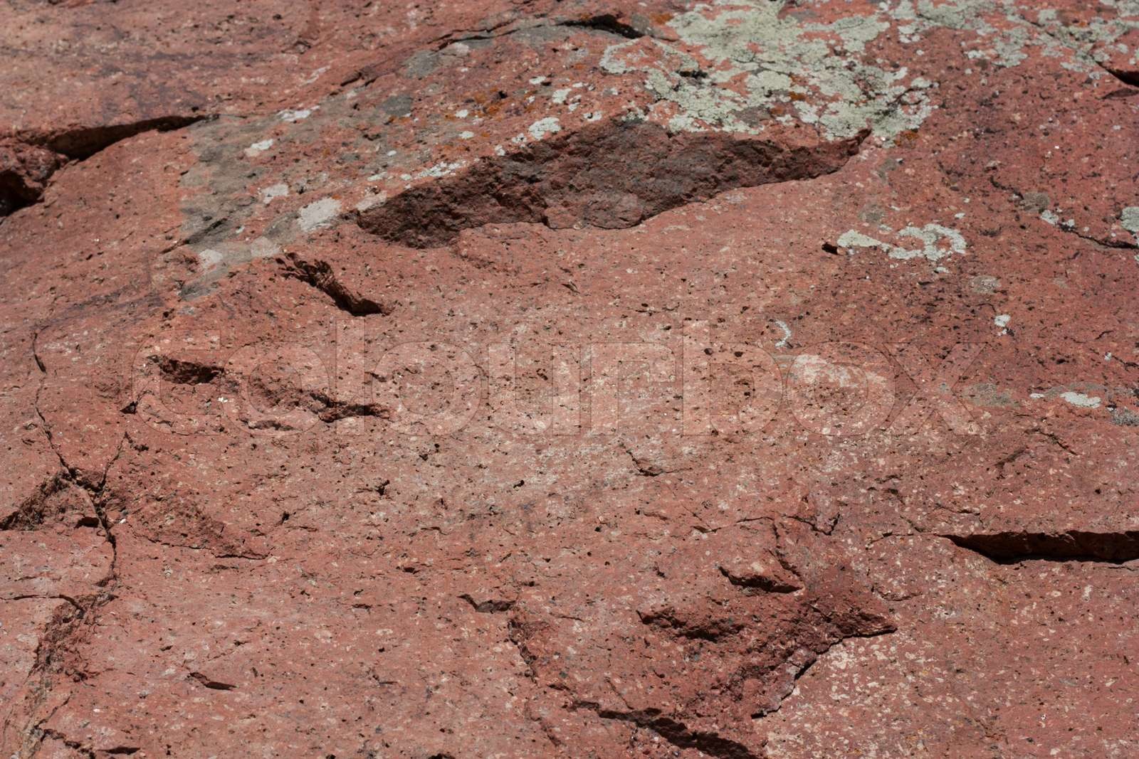 red granite mountain as a backdrop | Stock image | Colourbox