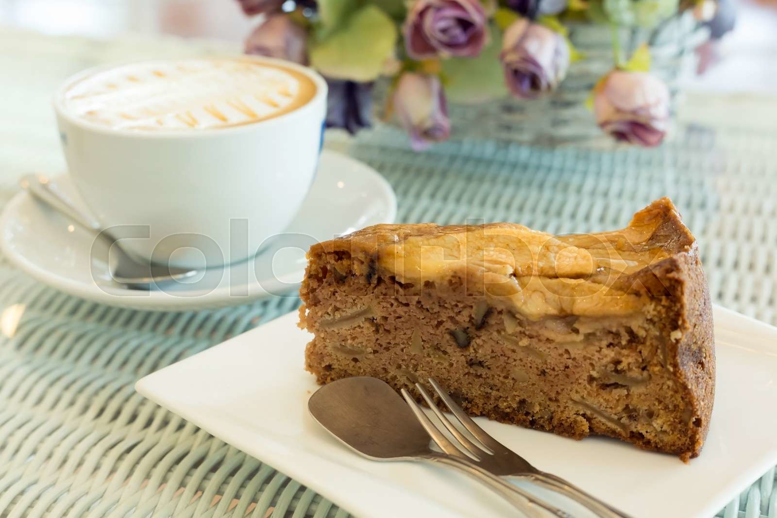 cake bakery in cafe | Stock image | Colourbox