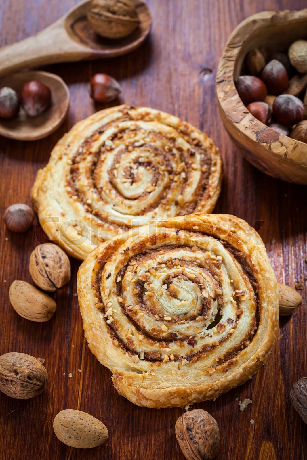 Homemade nut pastry | Stock image | Colourbox