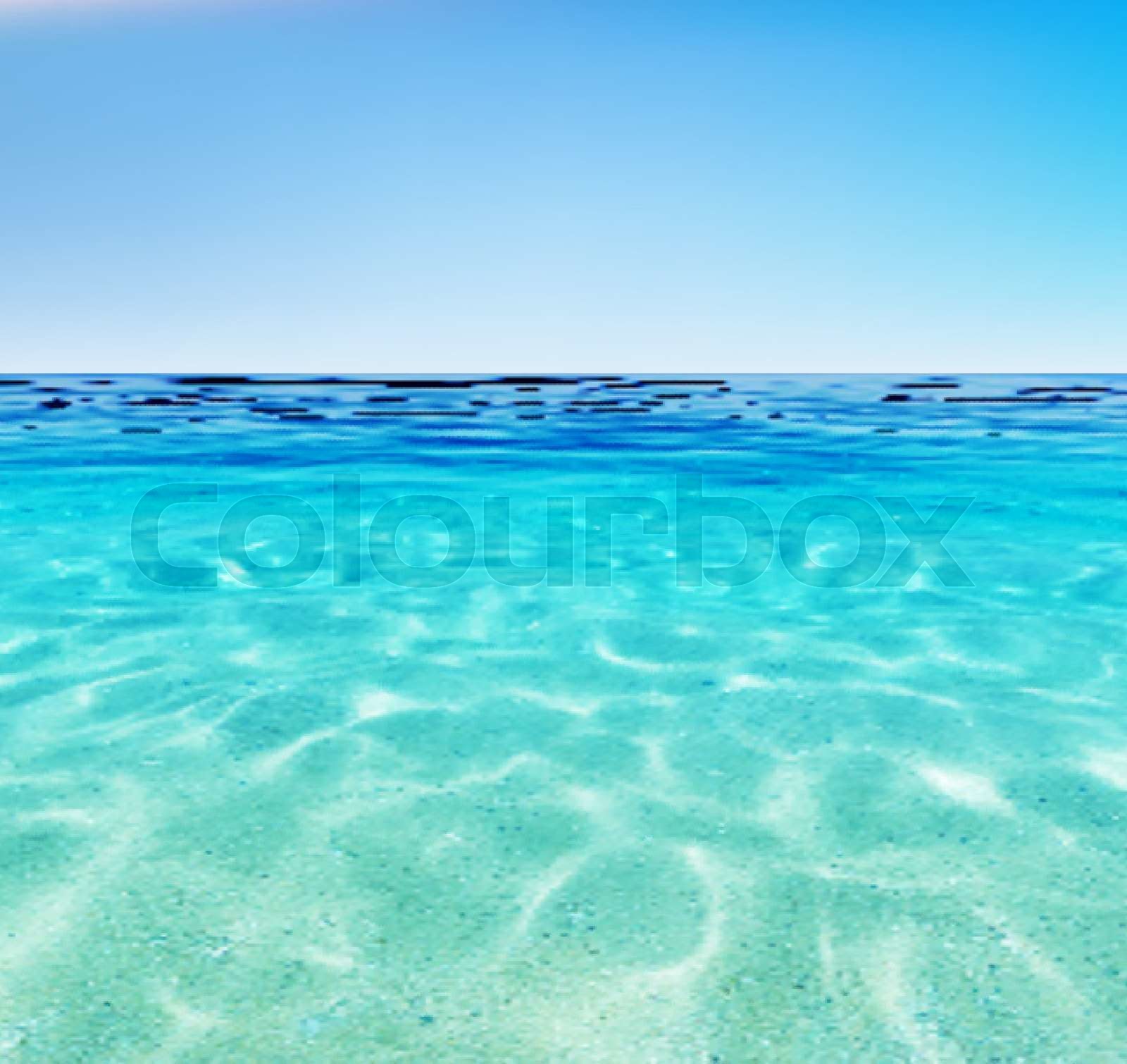 Abstract Design Creativity Background of Blue Sea | Stock vector ...