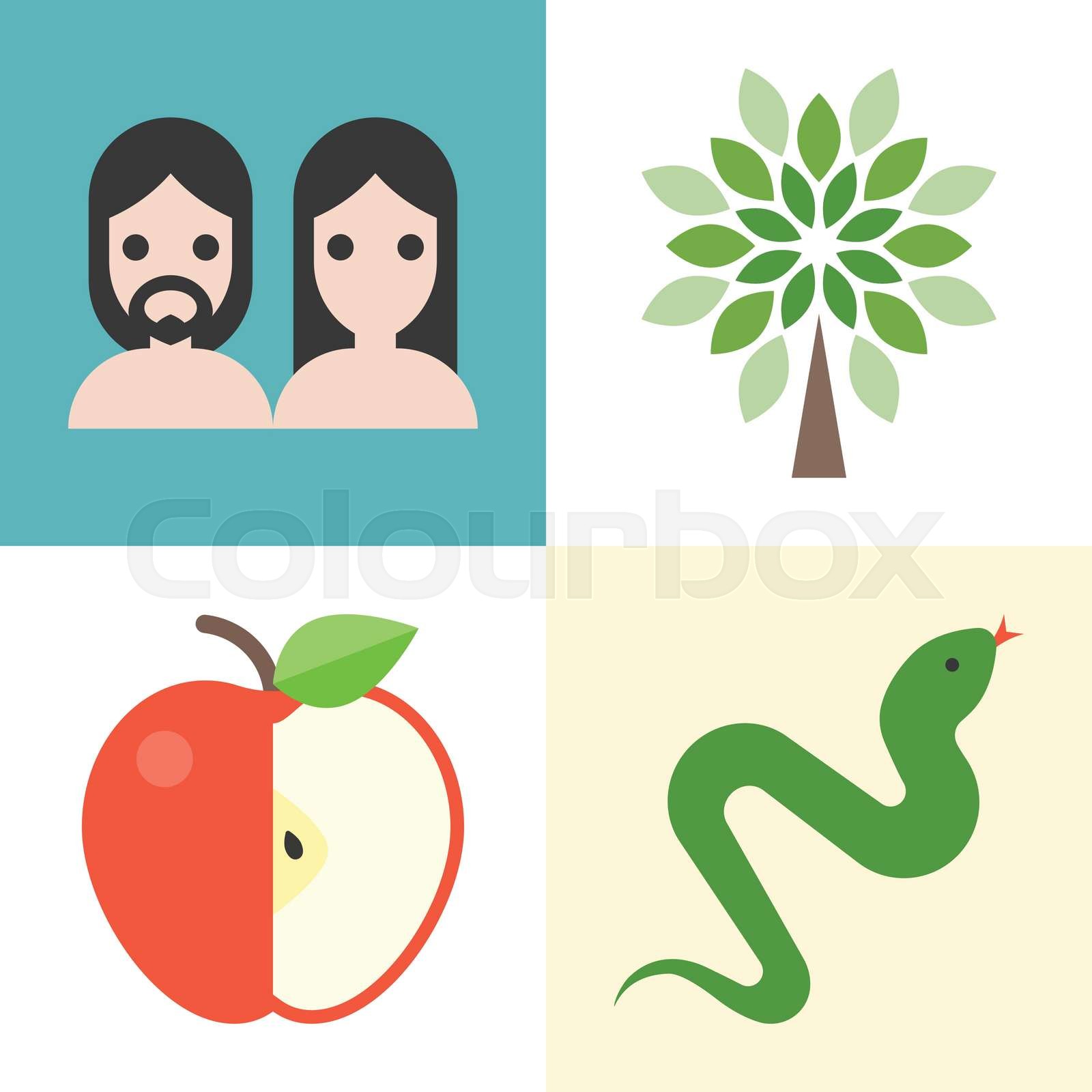 Old testament icons set 1 | Stock vector | Colourbox