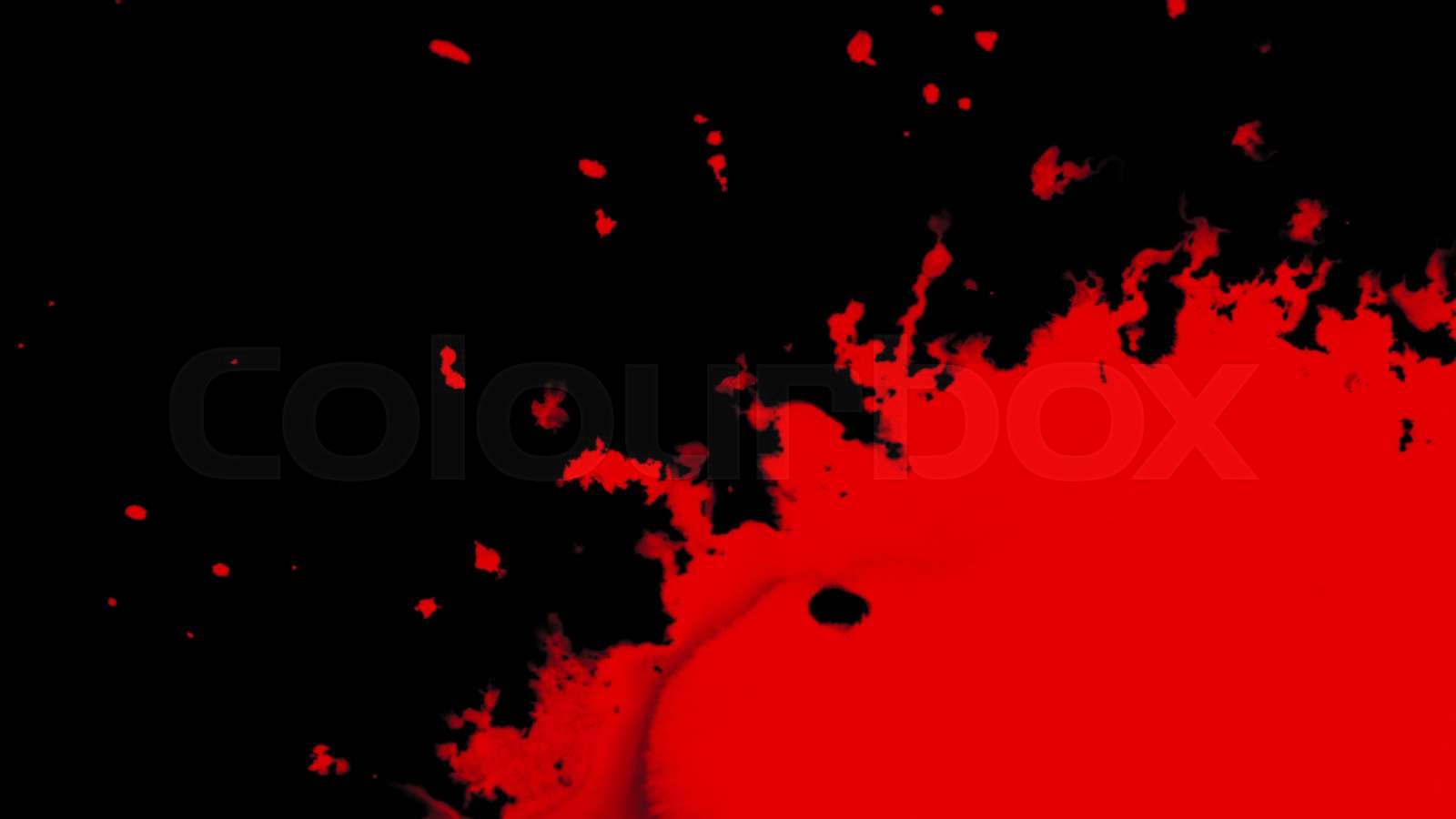 Ink Splatter Over Transparent Background with Alpha | Stock video ...