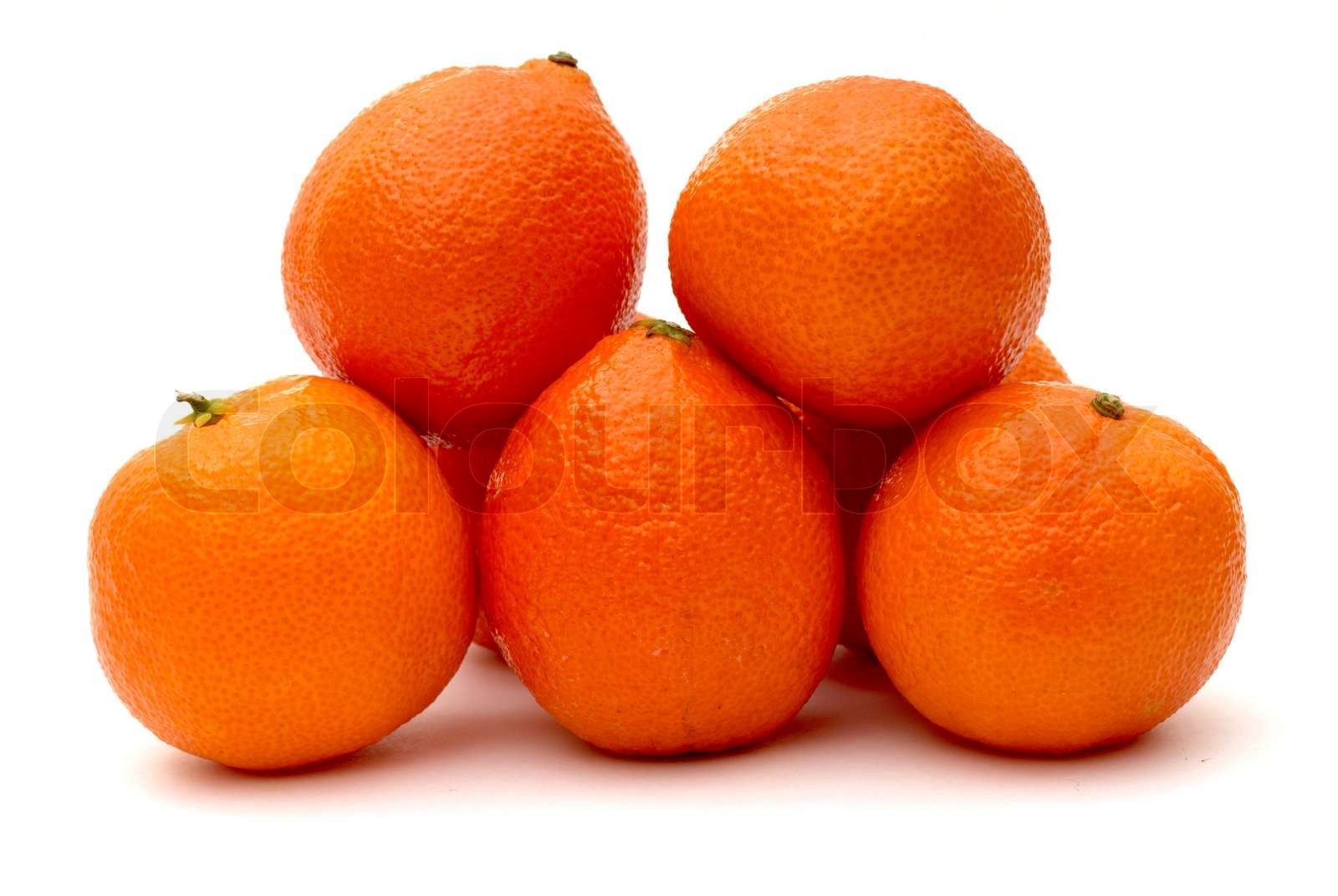 Many orange isolated | Stock image | Colourbox