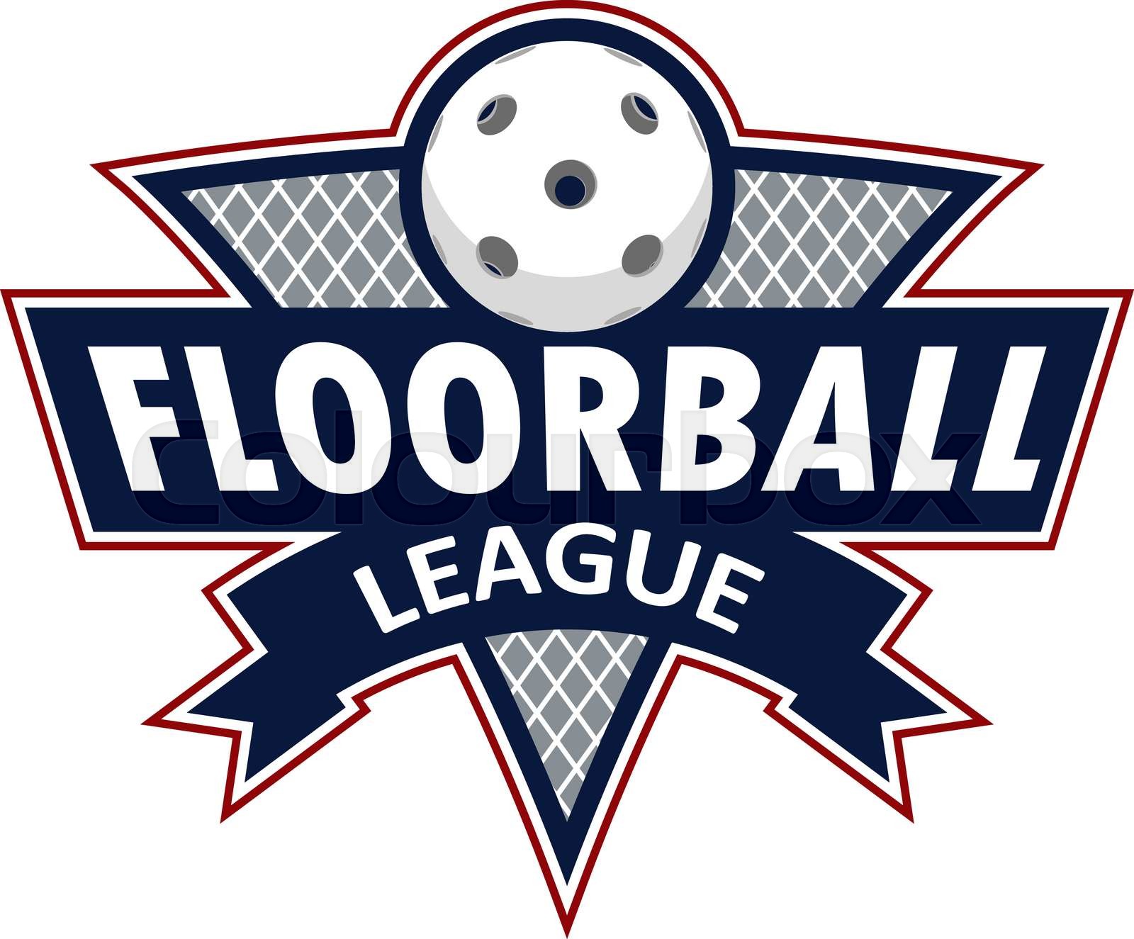Floorball logo for the team and the cup | Stock vector | Colourbox