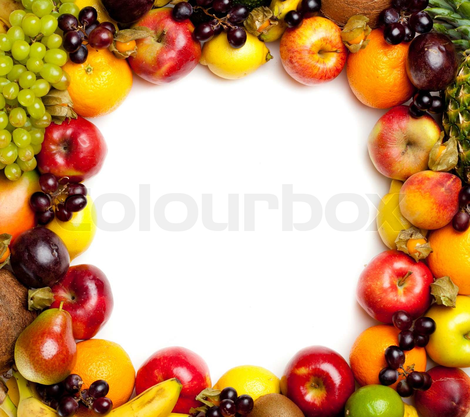 Fruit frame | Stock image | Colourbox