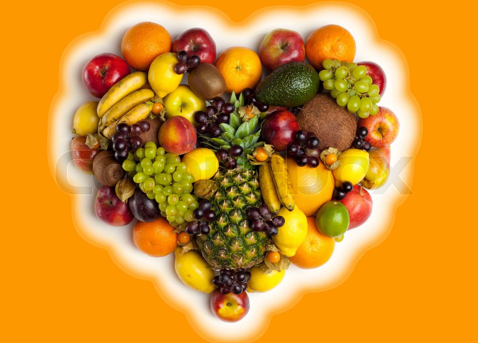 Hearth von Früchten. | Stock Bild | Colourbox