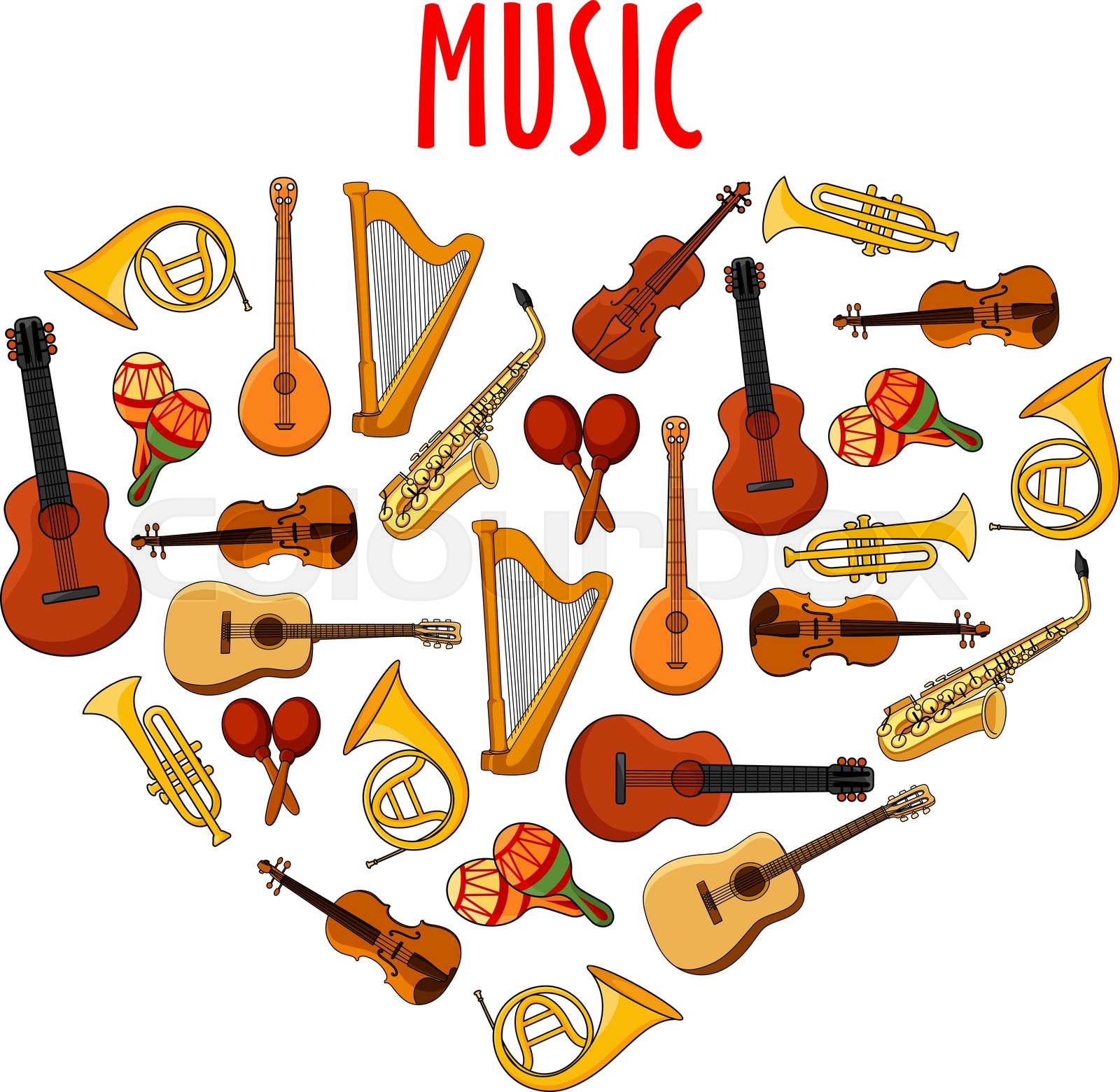 klassisk, musik, baggrund | Stock vektor | Colourbox