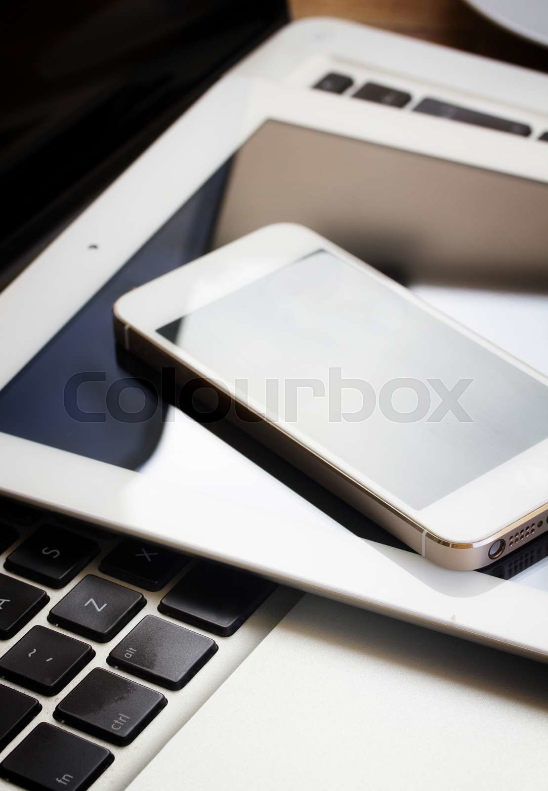 modern computer devices | Stock image | Colourbox