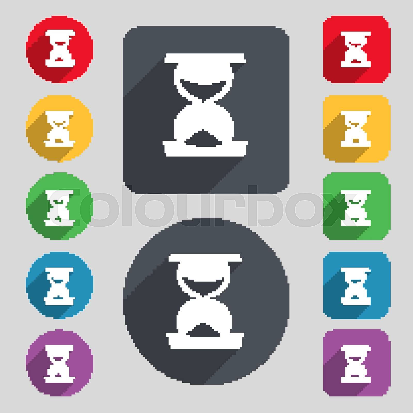 sanduhr, einfach, countdown | Stock-Vektor | Colourbox